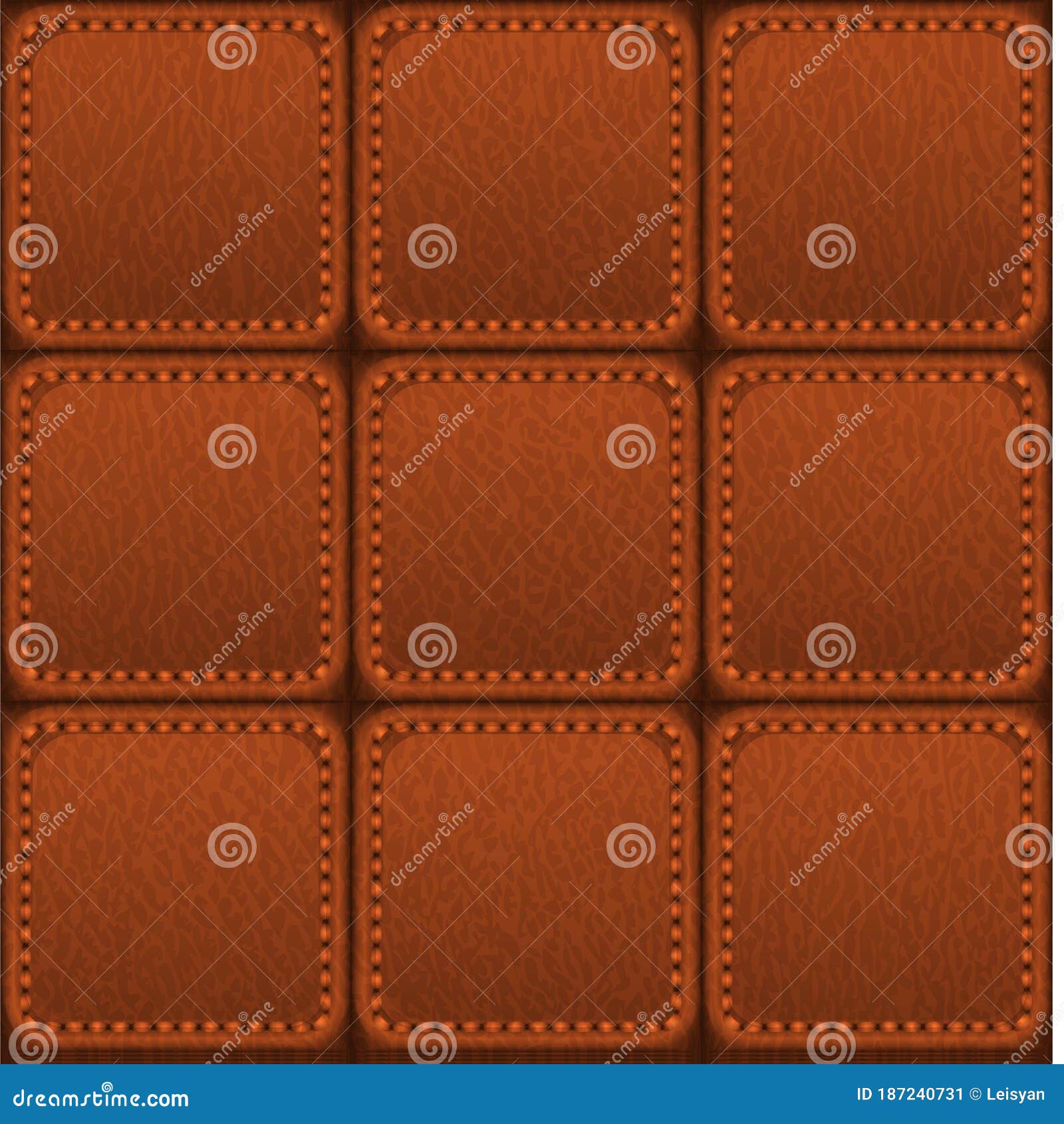 Seamless Patched Leather Texture Stock Vector - Illustration of shammy ...