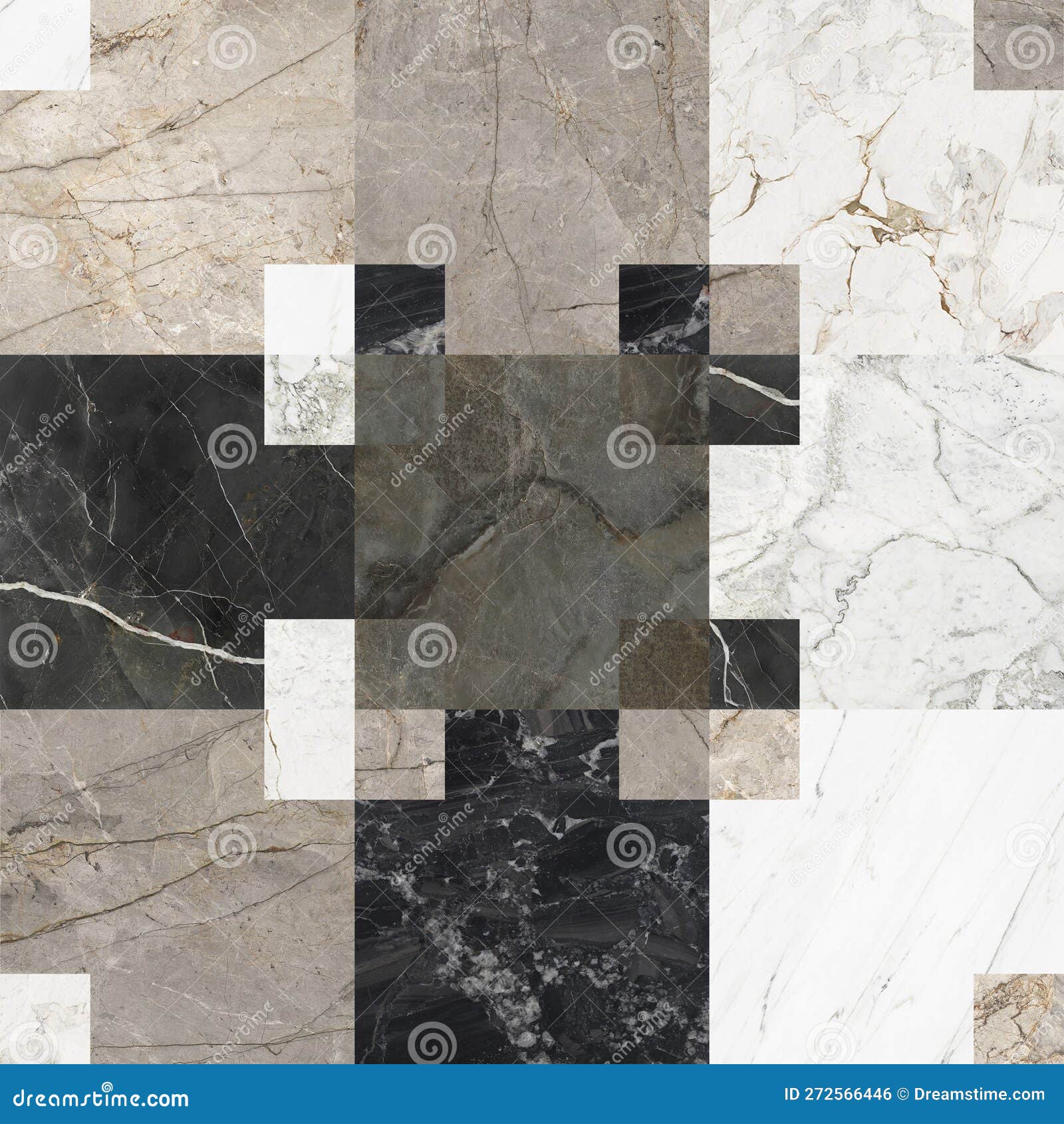 Seamless Patchwork Pattern with Beautiful Pattern Combination in ...