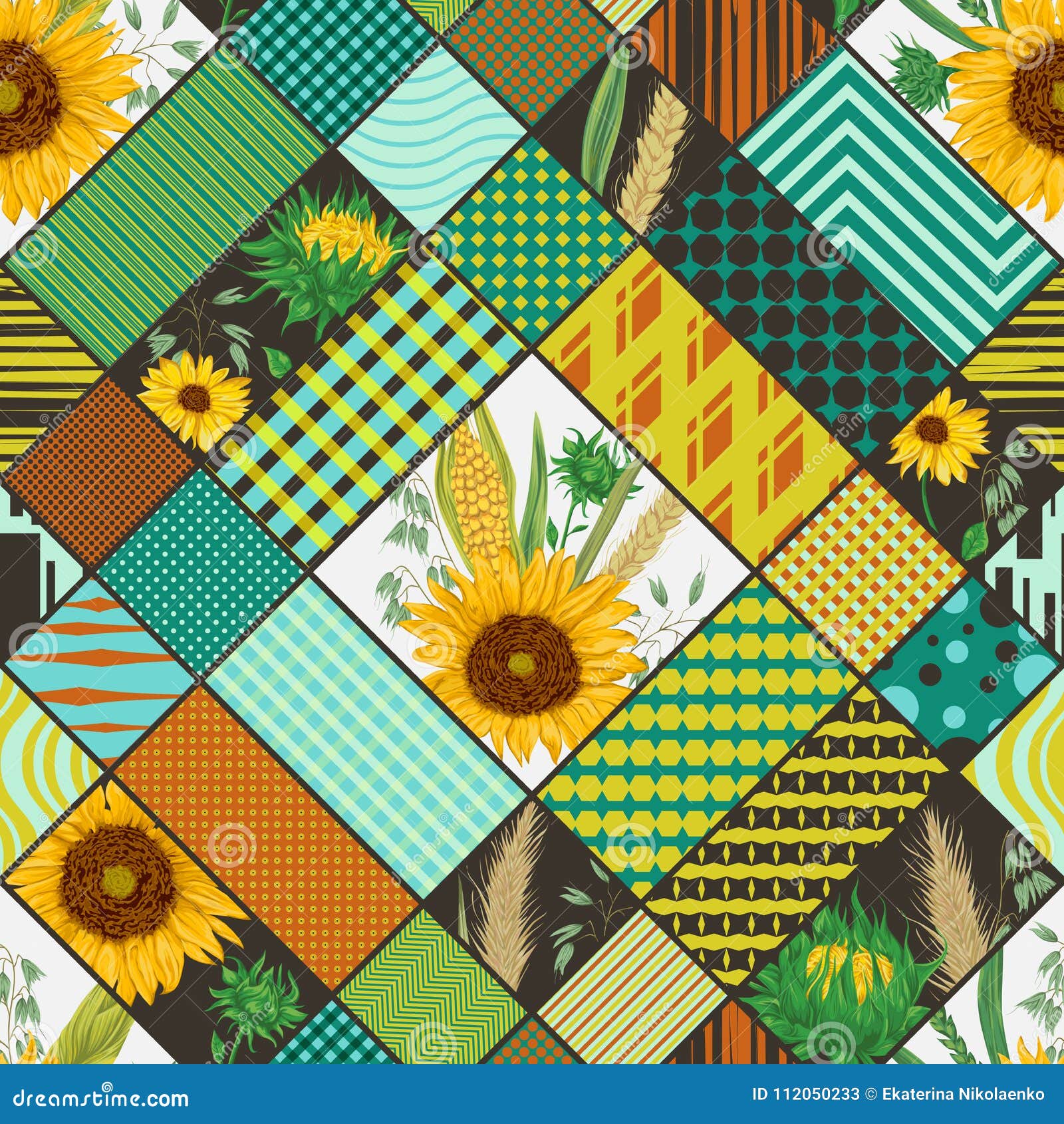 Geometric Barley Pattern Stock Illustrations – 344 Geometric Barley ...