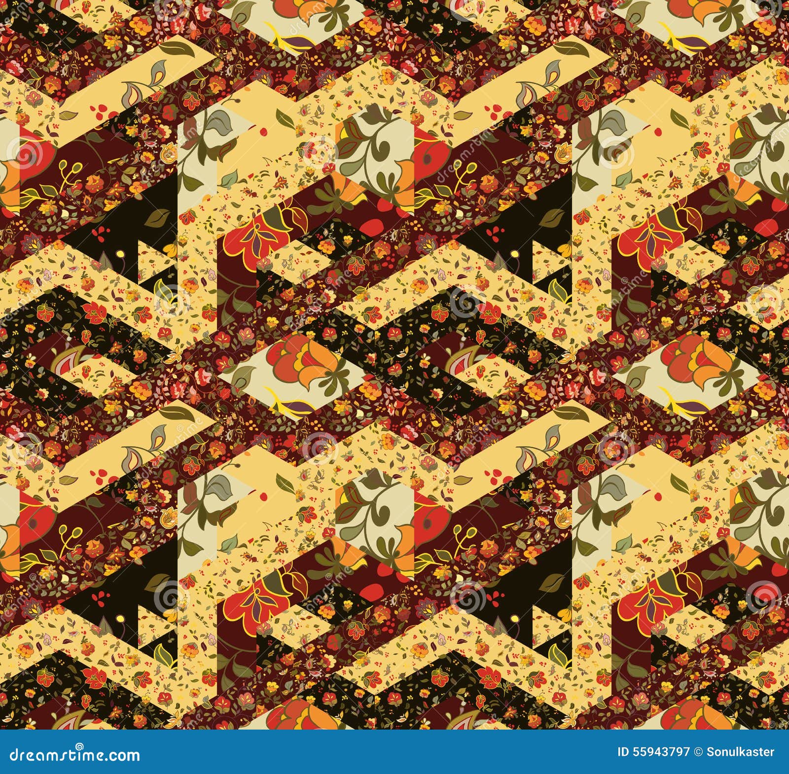 Creative Patchwork Pattern Stock Illustrations – 24,134 Creative ...