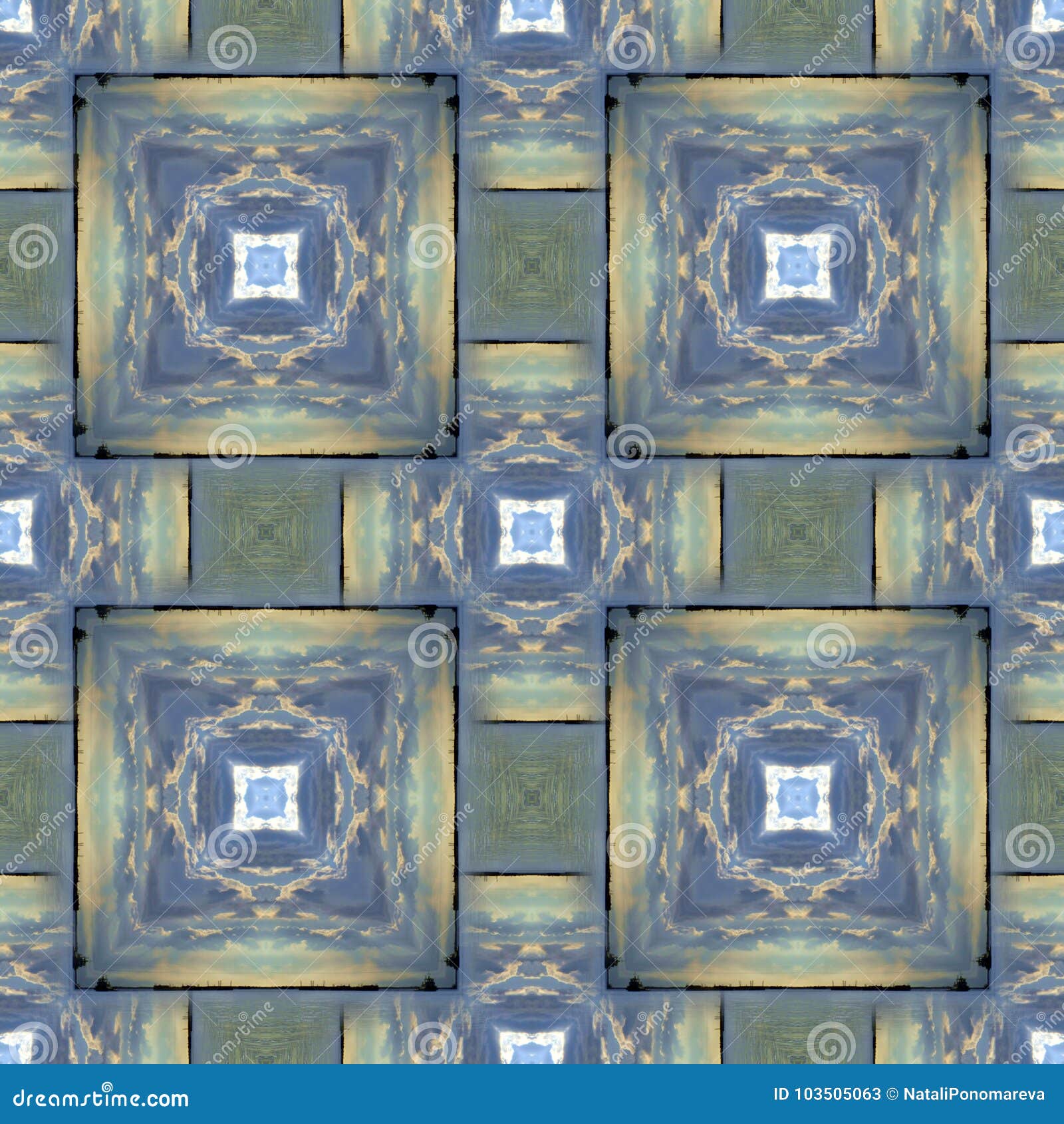 Seamless Patchwork Texture in Patchwork Style Stock Illustration ...