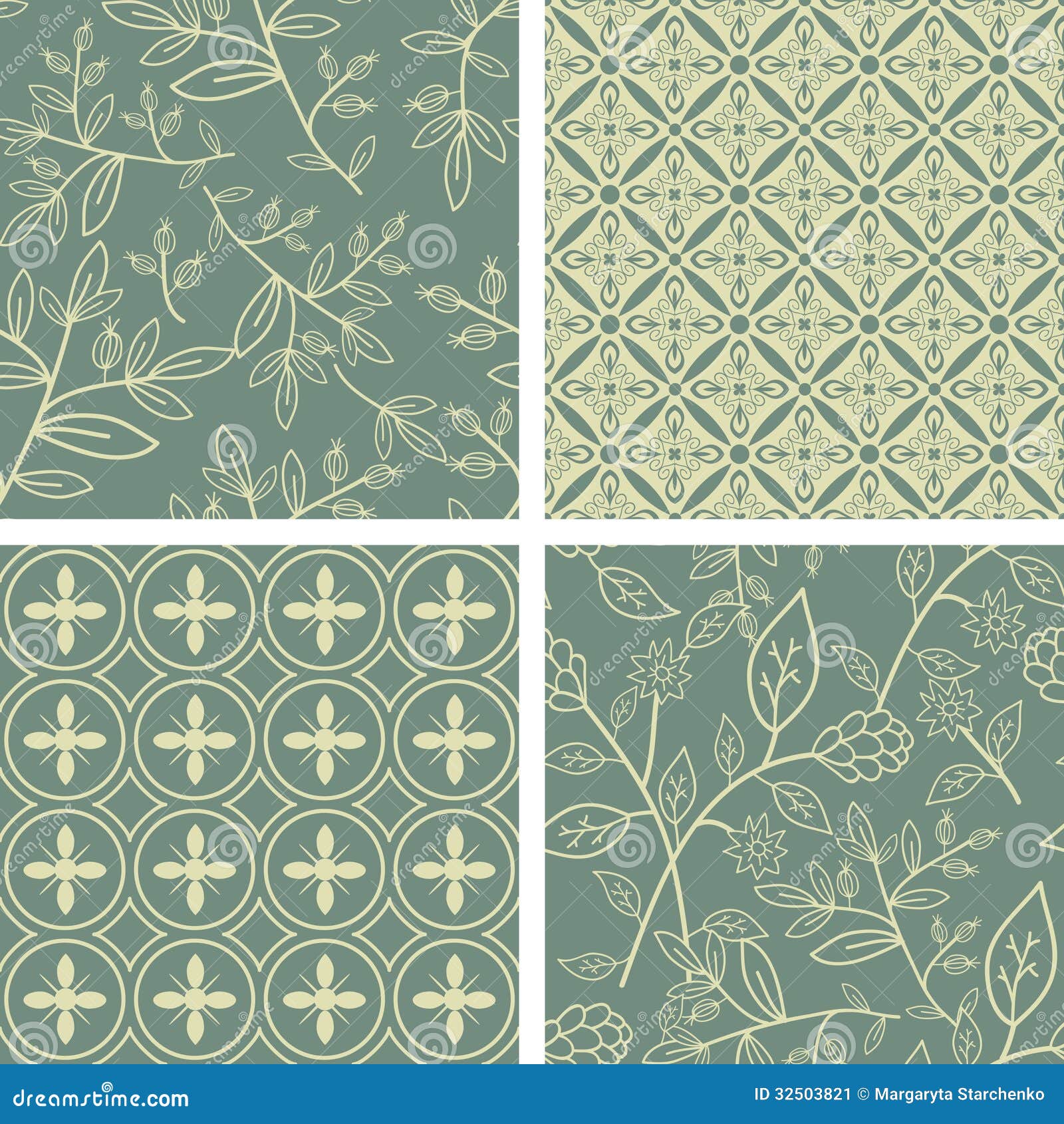 Seamless paterns stock vector. Illustration of decoration - 32503821