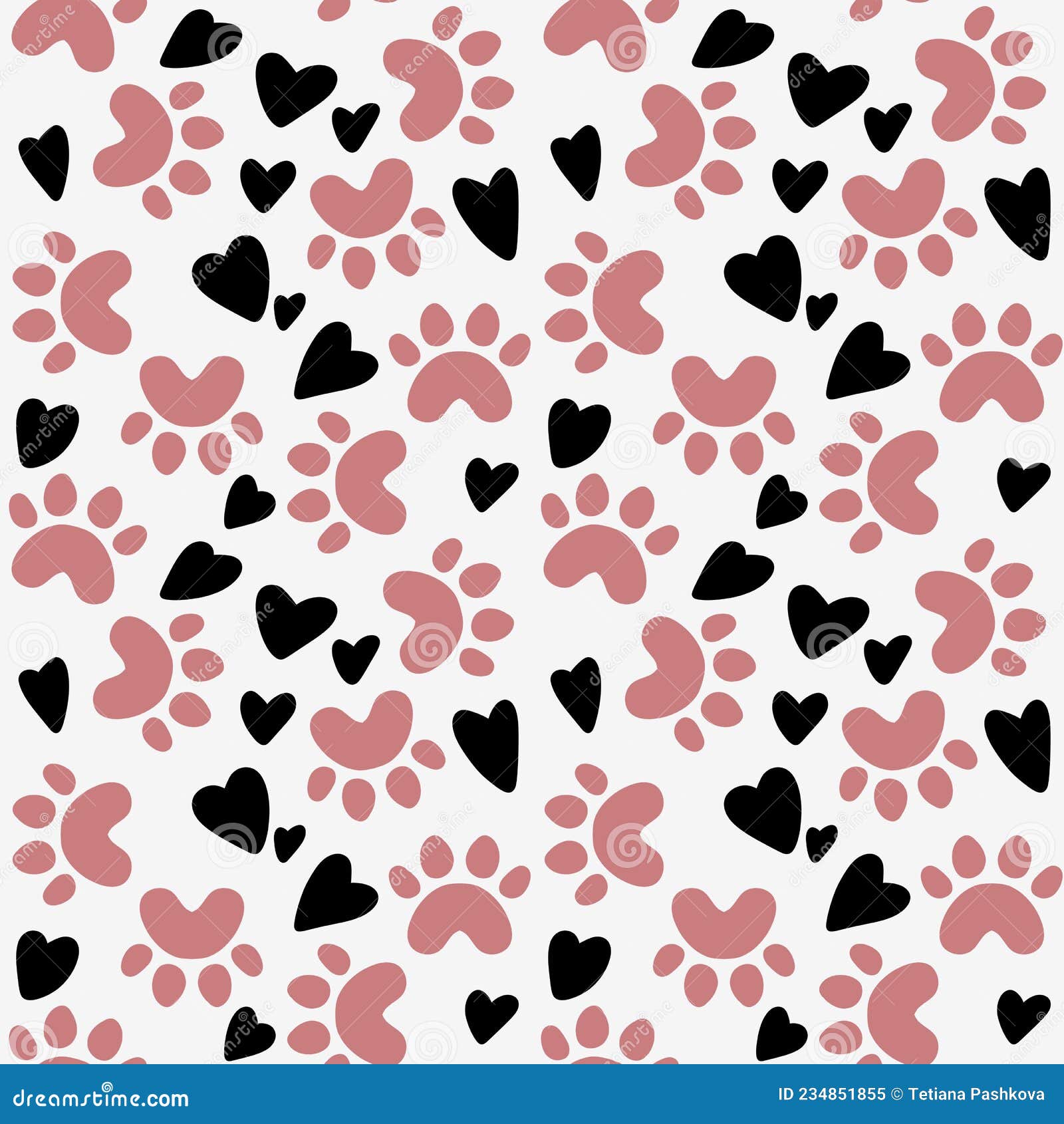 Seamless Pats Pattern with Marks for Wallpaper and Fabrics and ...