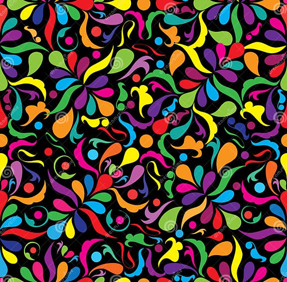 Seamless patten stock illustration. Illustration of funky - 13610683