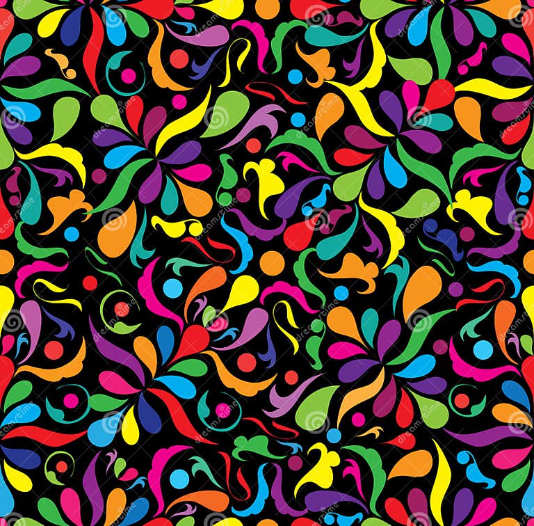 Seamless patten stock illustration. Illustration of funky - 13610683