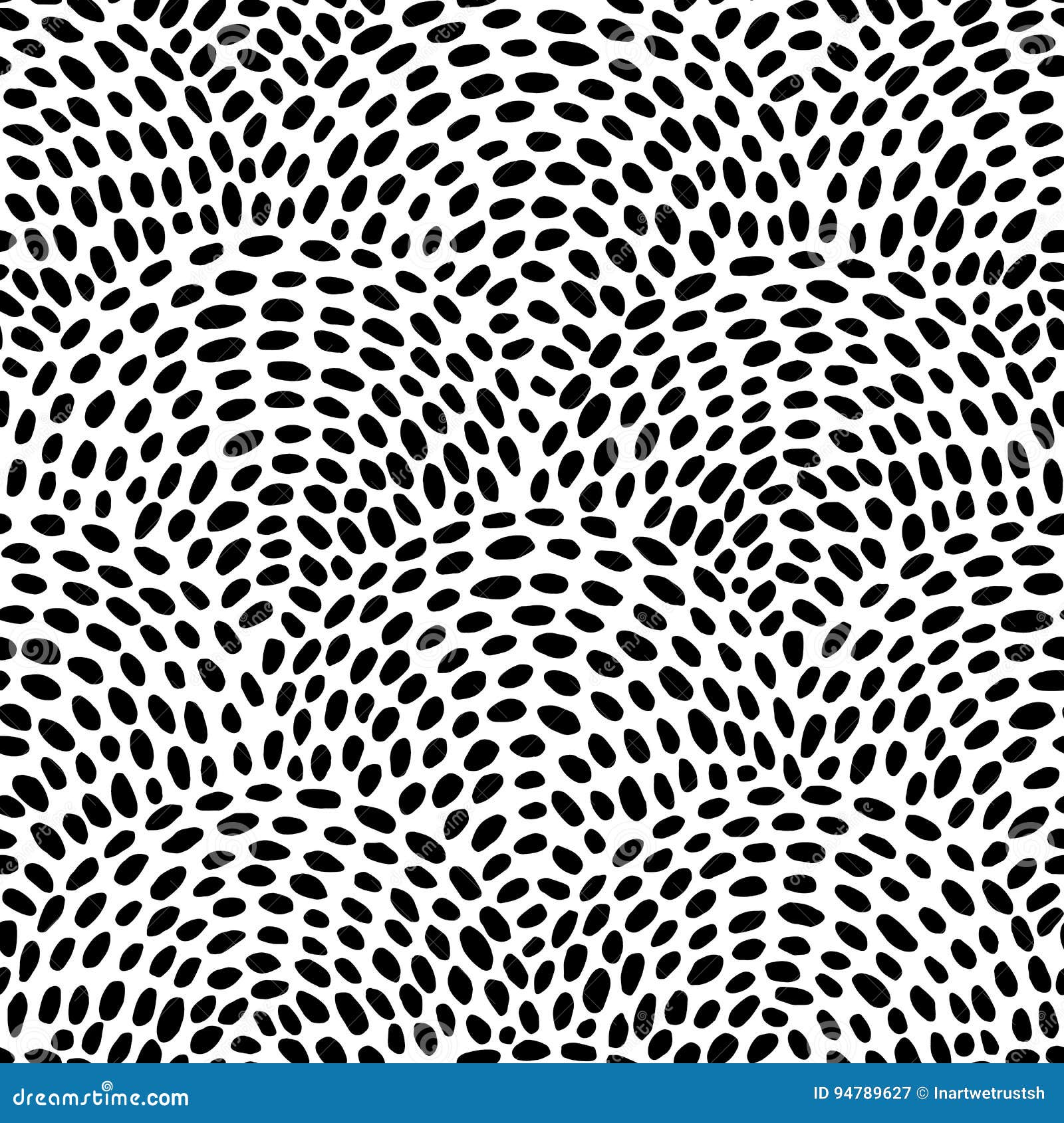 Seamless Patterm Made of Semicircular Elements Stock Vector ...