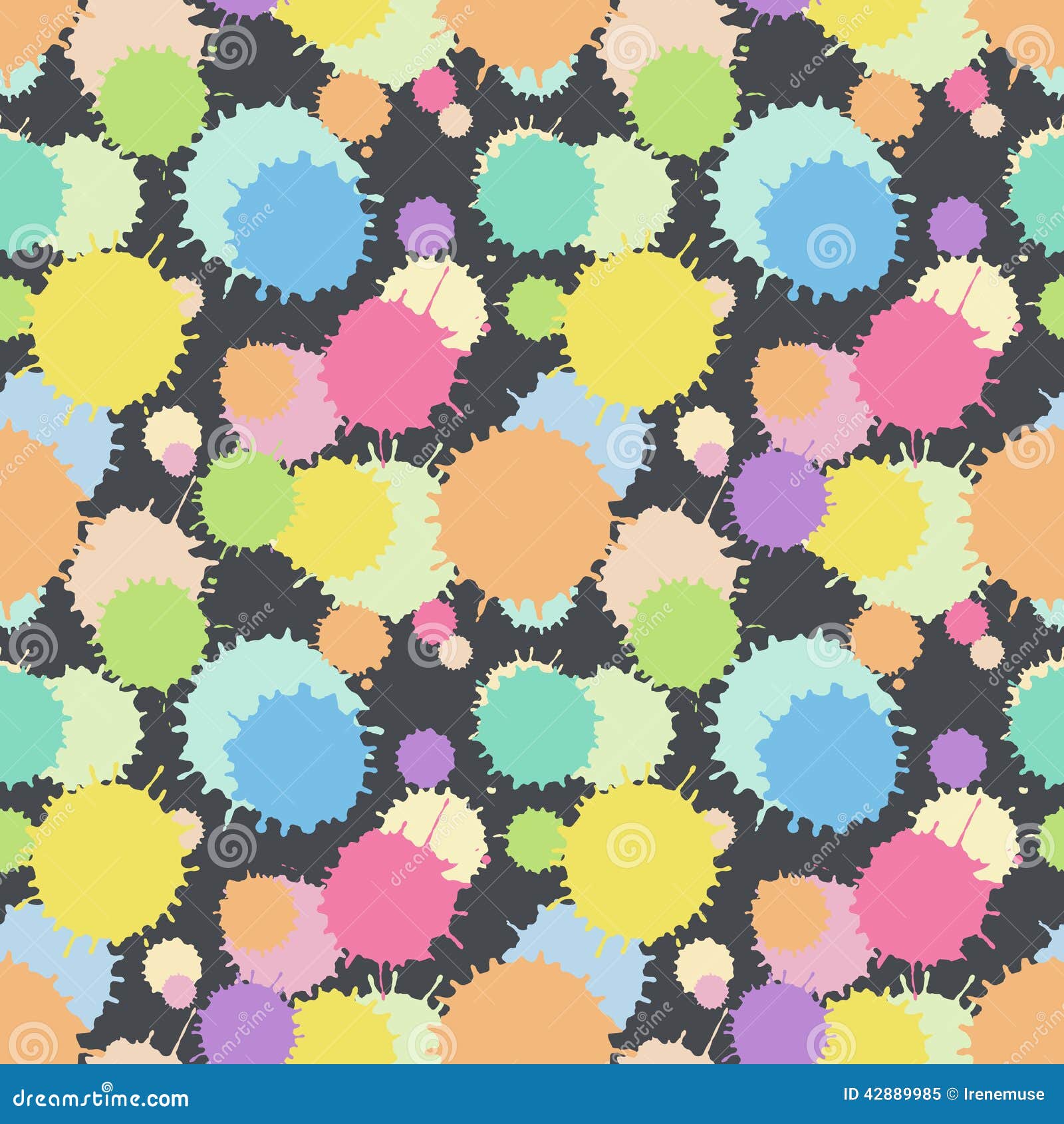 Seamless Patterm with Painted Splash Texture Stock Vector ...