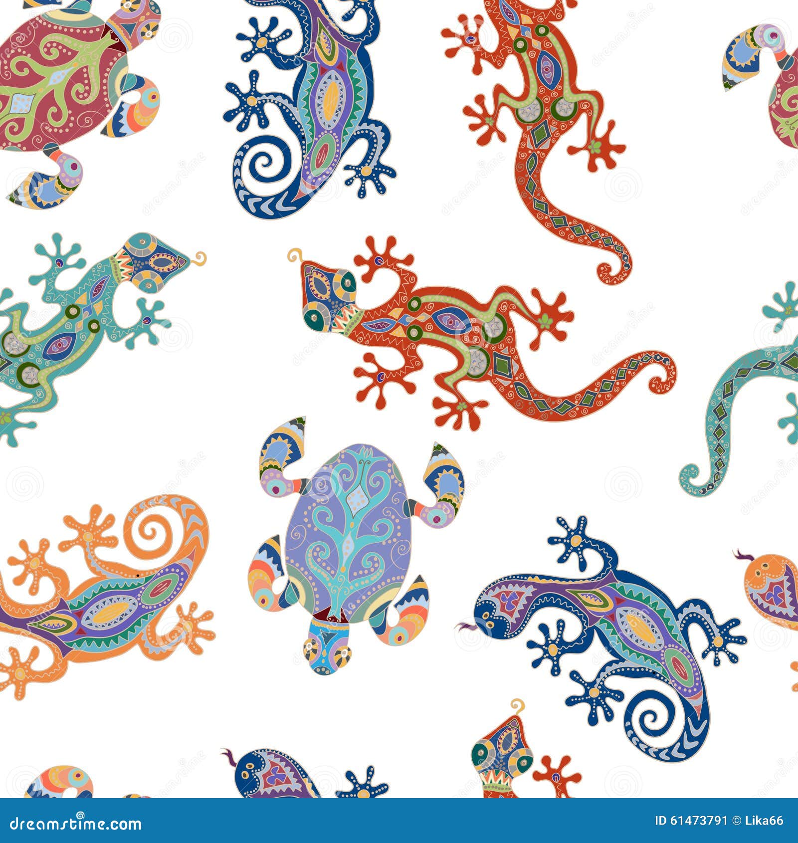 Seamless Pattern with Aboriginal Design. Stock Vector - Illustration of ...