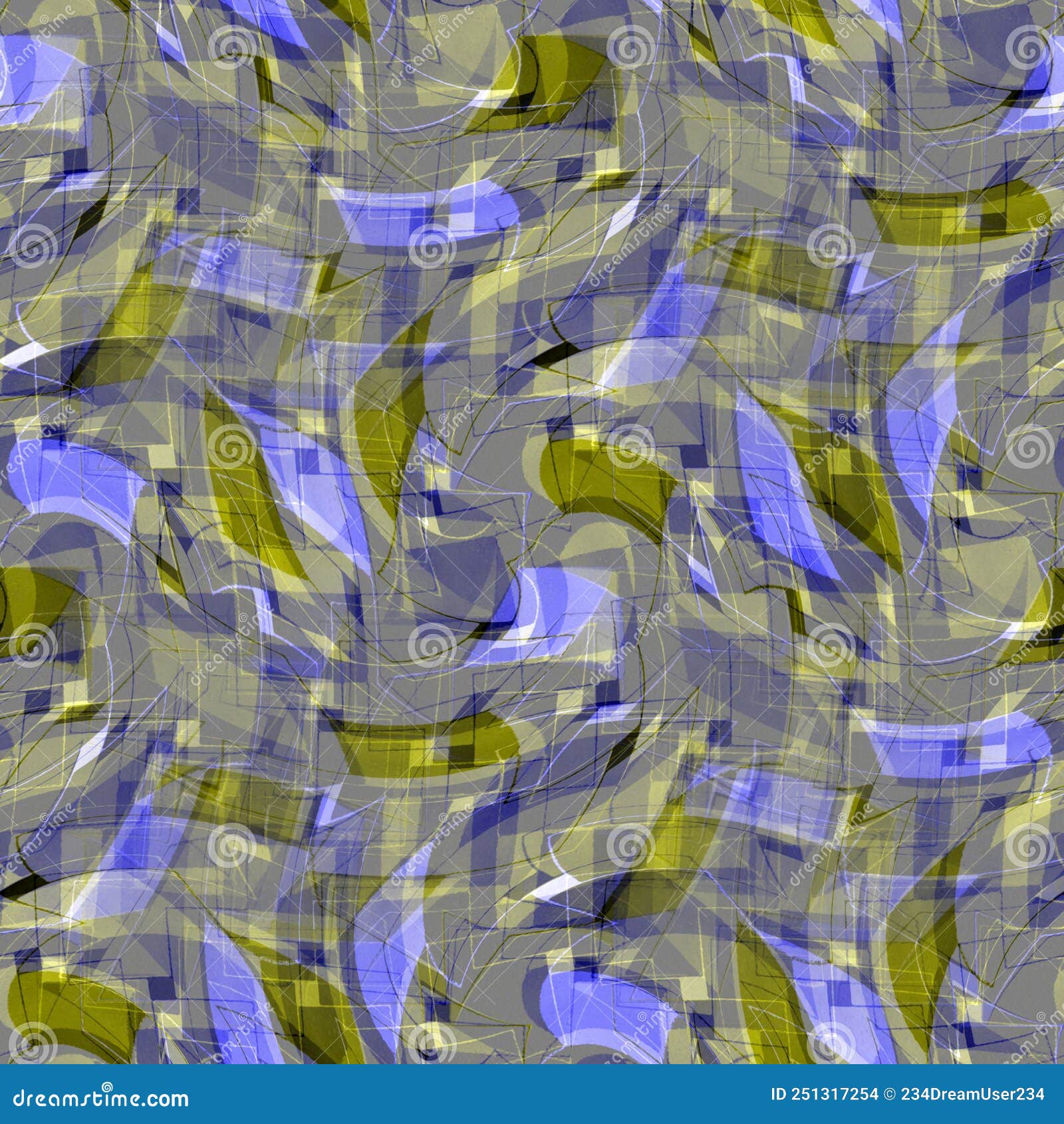 Seamless Pattern, Abstract Background. Complex Overlay. Reminds Falling ...