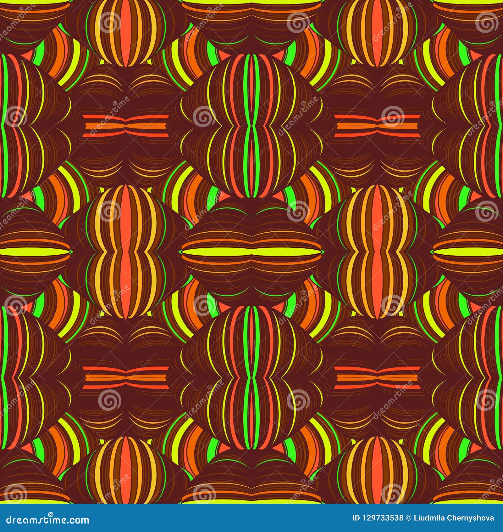 Seamless Pattern Abstract Background with Complicated Ornament of ...