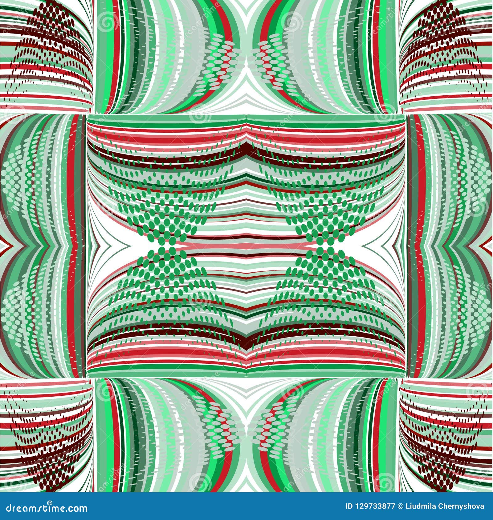 Seamless Pattern Abstract Background with Complicated Ornament of ...