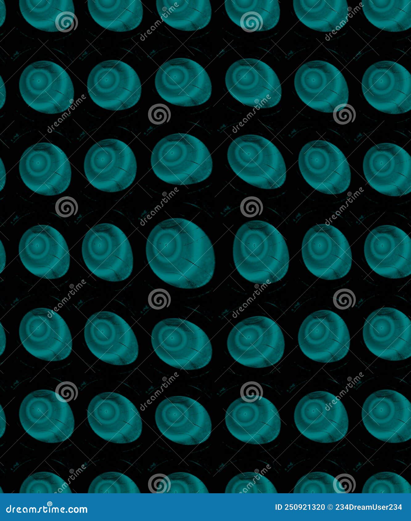 Seamless Pattern, Abstract Background. Lot of White Spherical Stretched ...