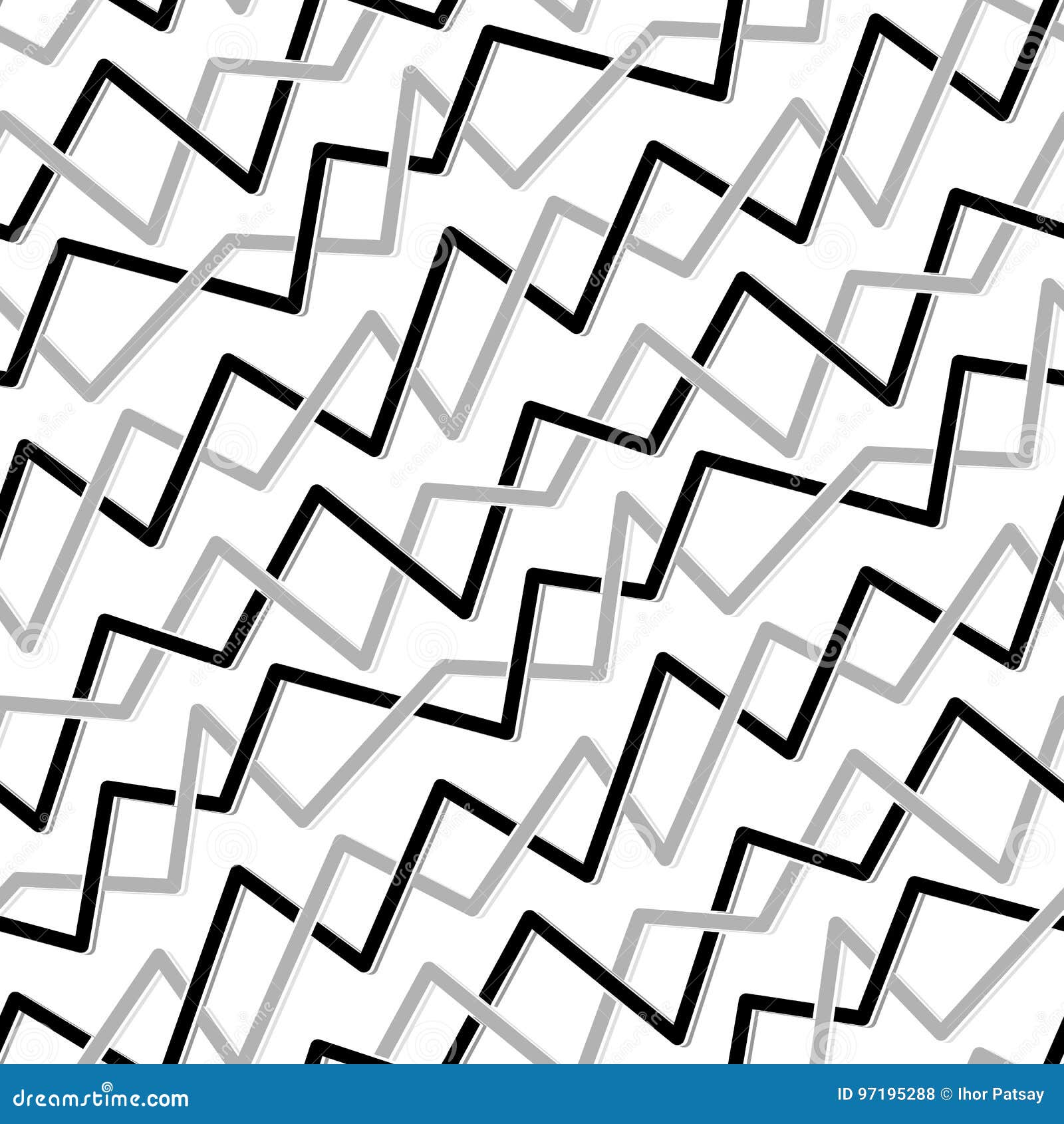 Seamless pattern stock vector. Illustration of line, grey - 97195288
