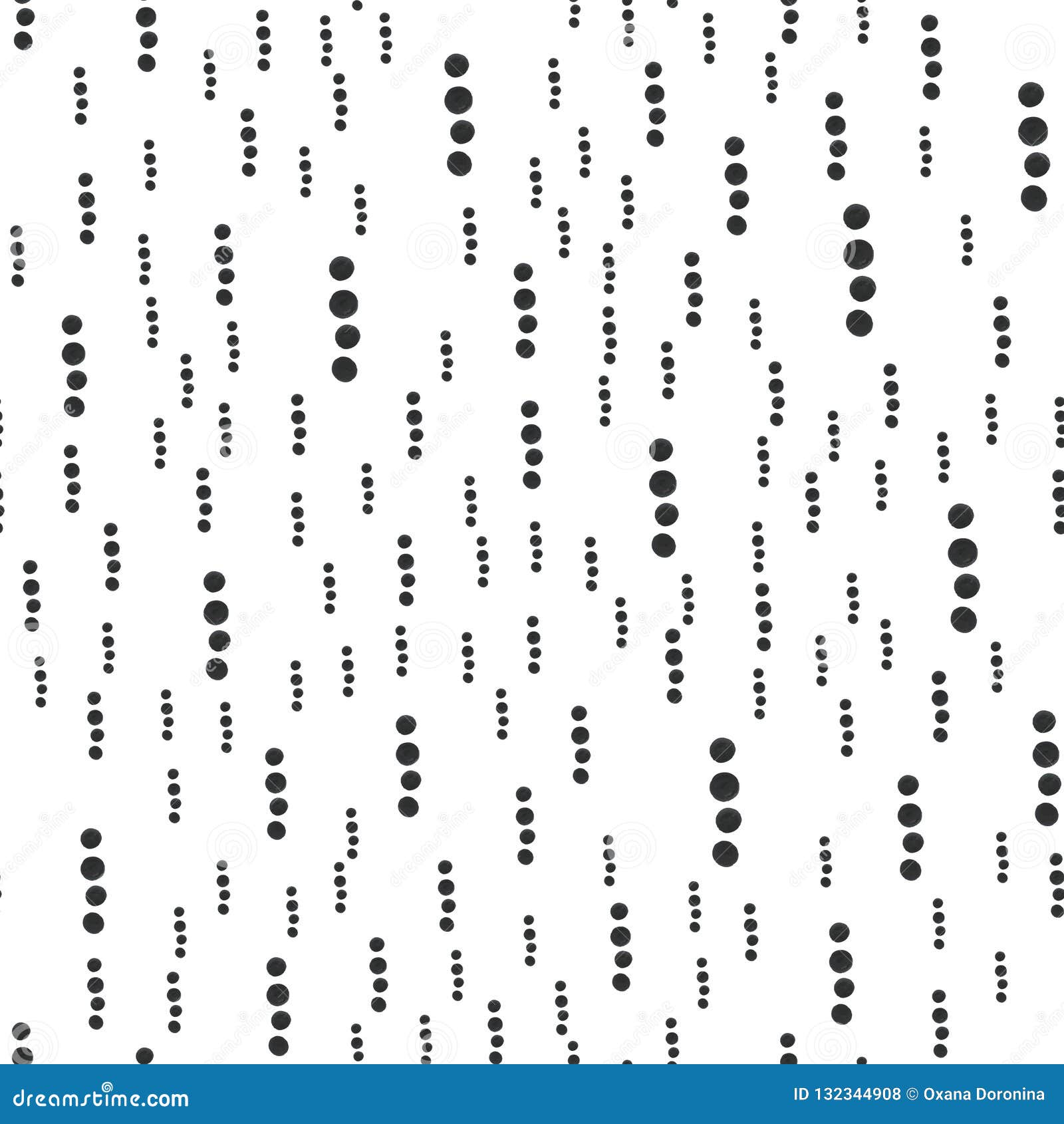 Seamless Pattern Abstract Black Points Stock Vector - Illustration of ...
