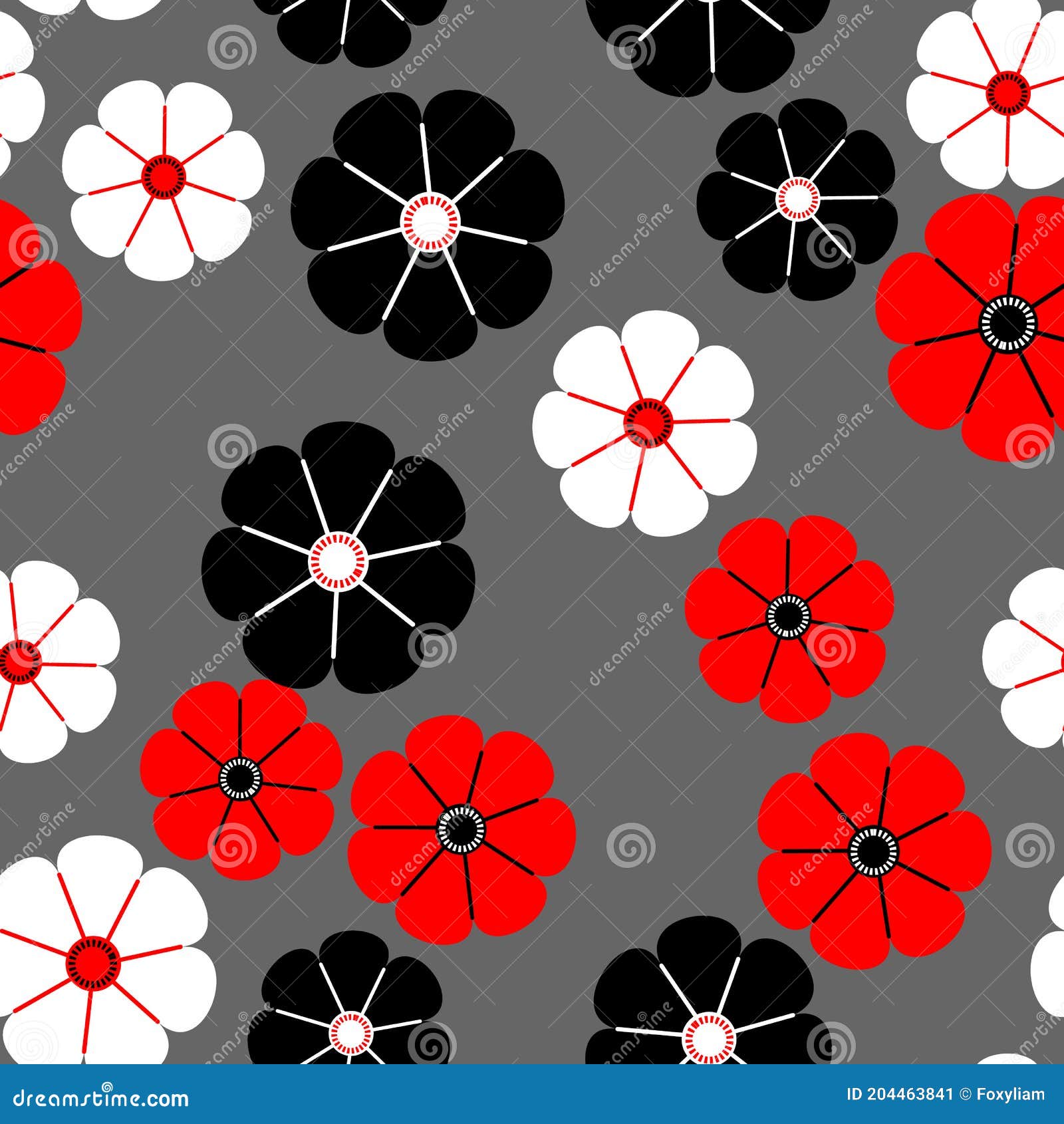 Seamless Pattern with Abstract Color Elements Stock Vector ...