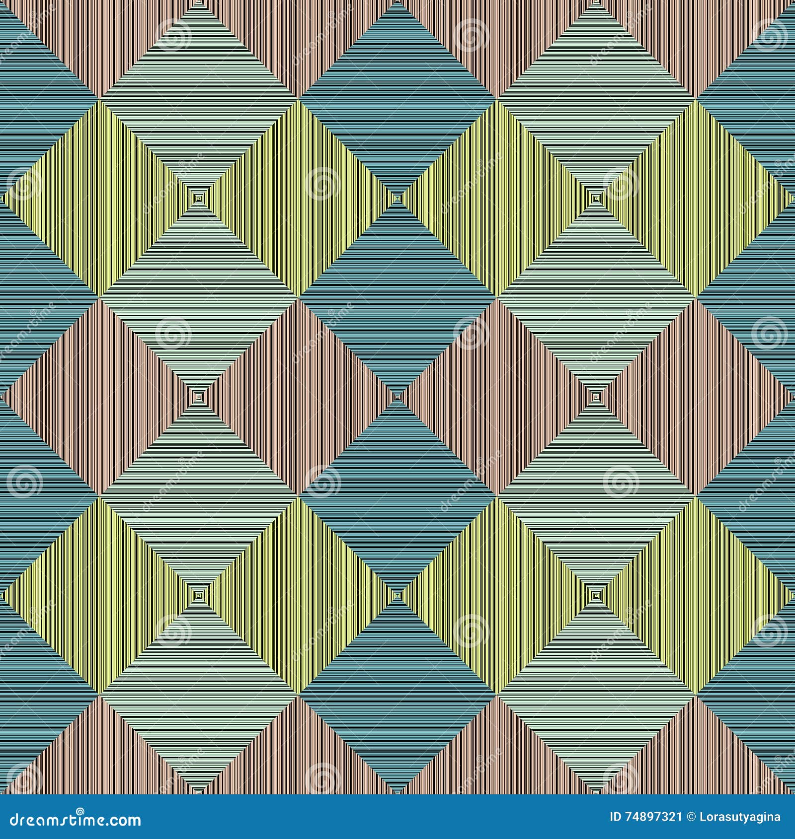 Seamless Pattern. Abstract. Colorful Squares. Stock Vector ...