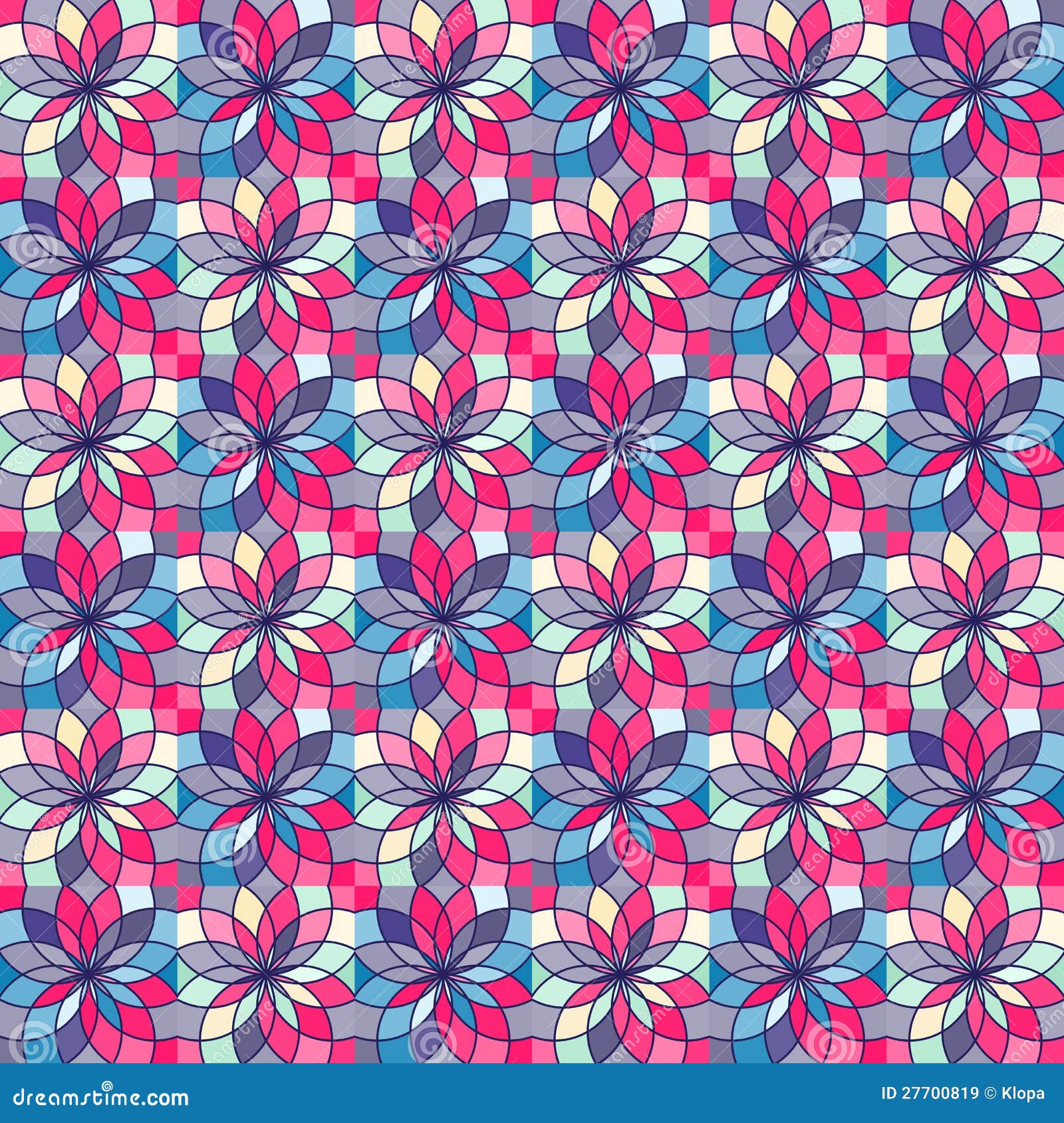 Seamless Pattern with Abstract Colorful Texture Stock Illustration ...