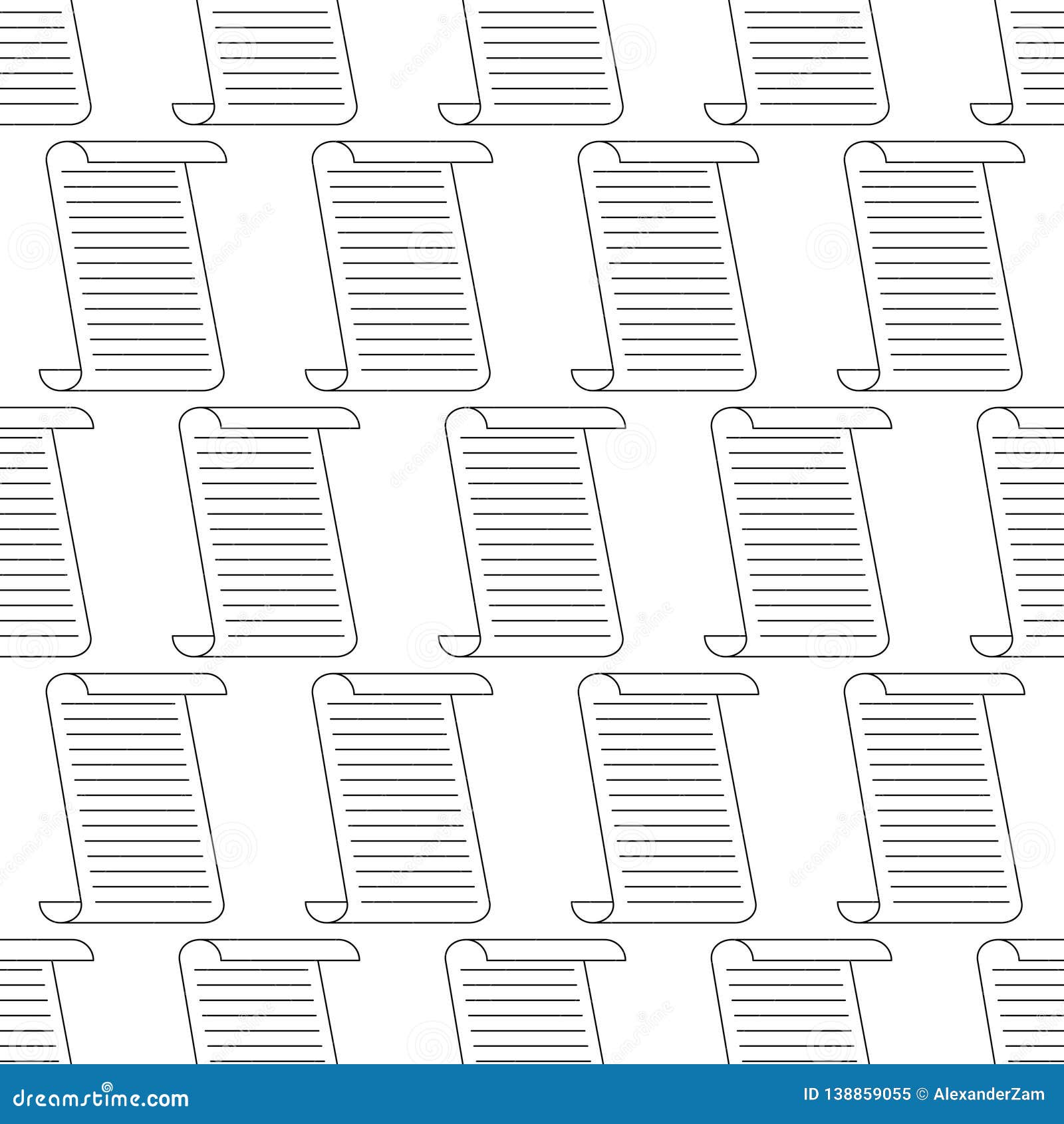 Paper Contour Sheet Pattern Stock Vector - Illustration of banner, page ...