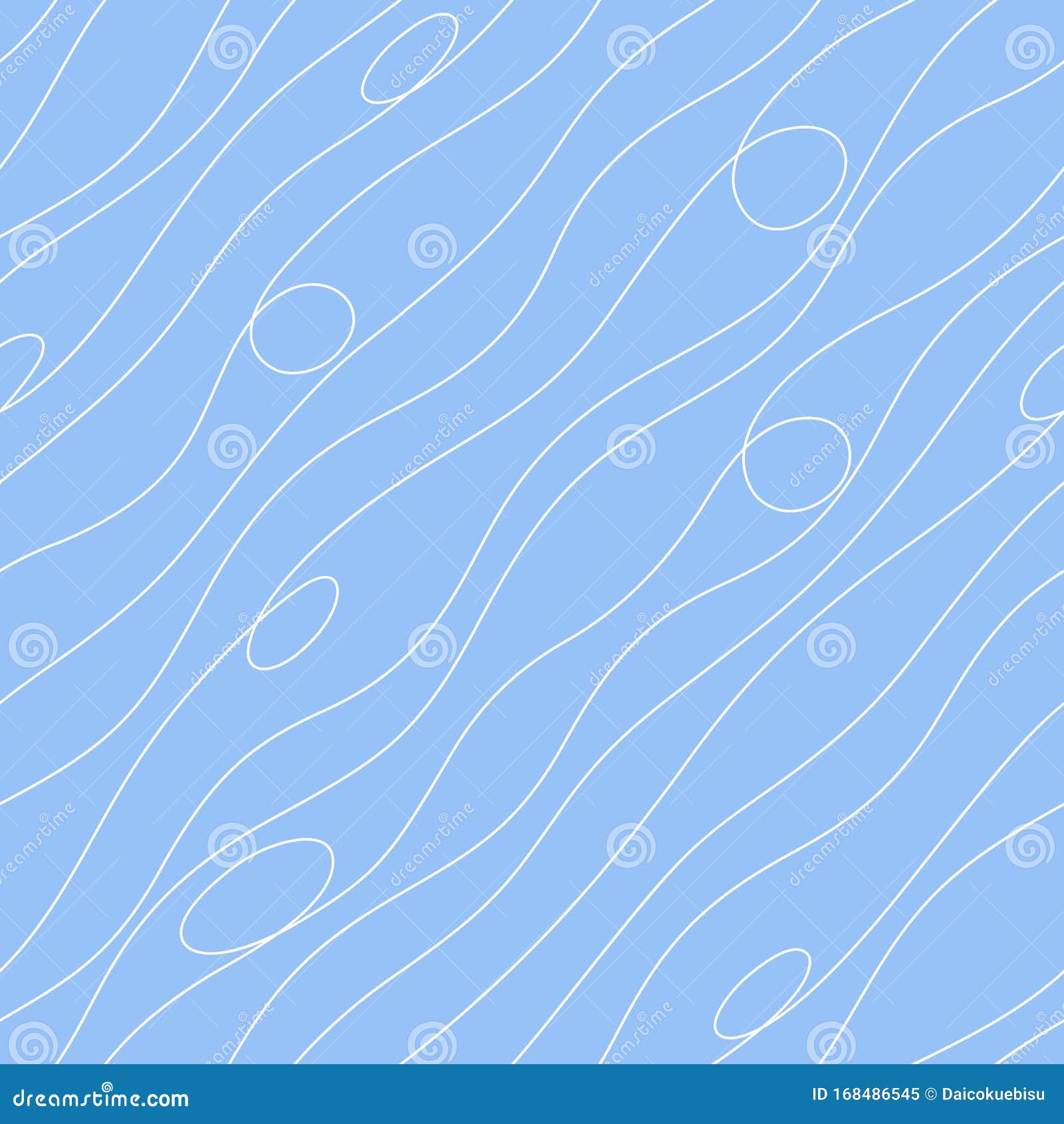 Seamless Pattern Comprised of a Beautiful Curve, Stock Vector ...