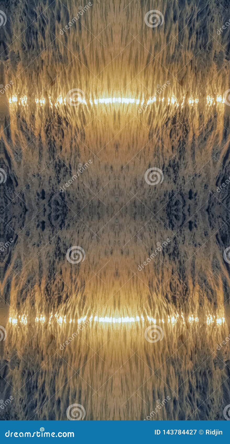 Seamless Pattern with Abstract Design of Stylized Waves and Sun Rays ...