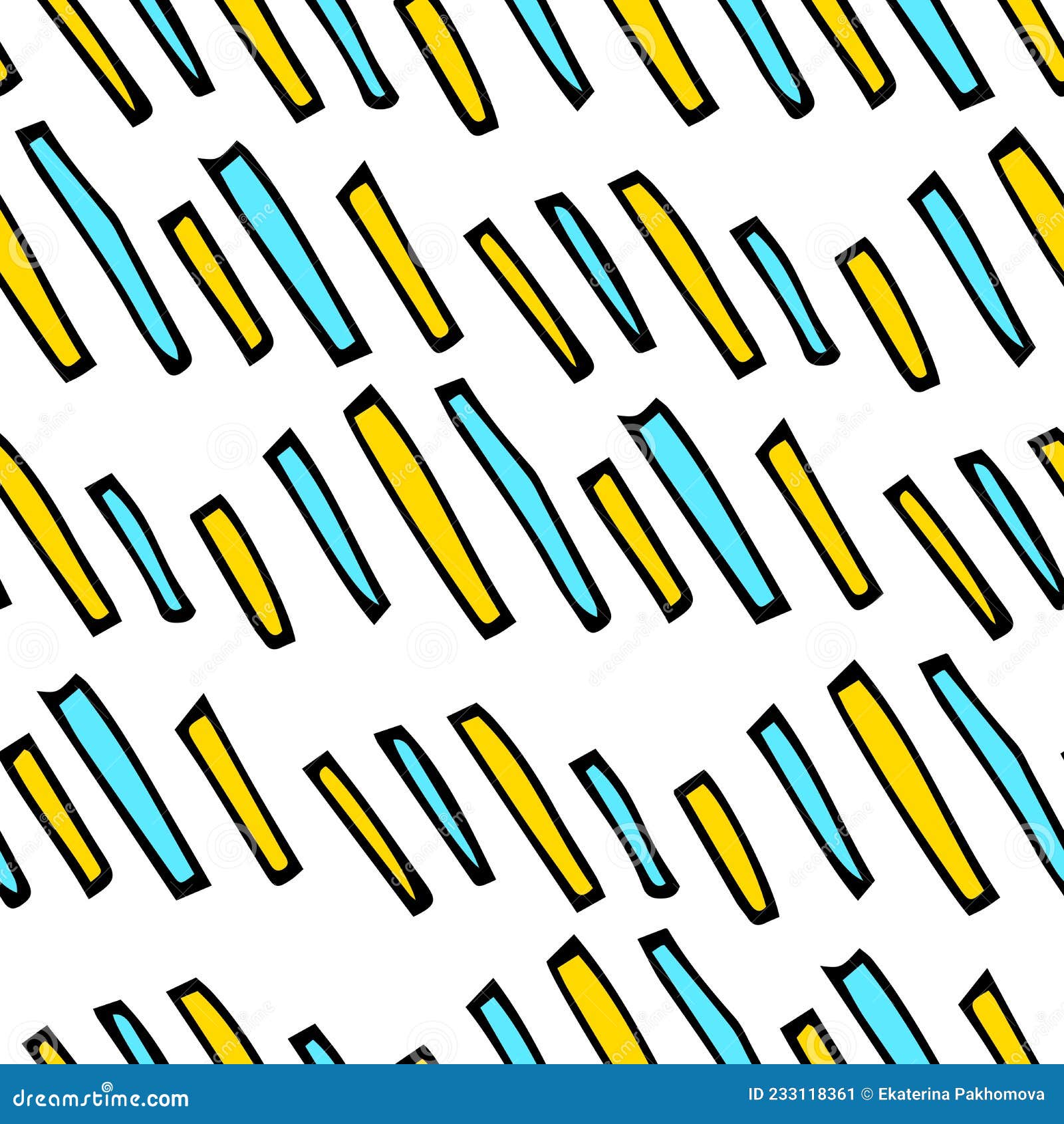 Abstract Seamless Pattern with Doodle Geometric Shapes. Stock Vector ...