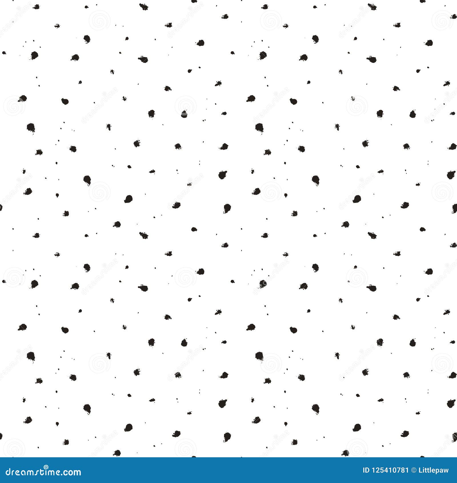 Seamless Pattern with Abstract Ink Dots. Texture for Wallpapers ...
