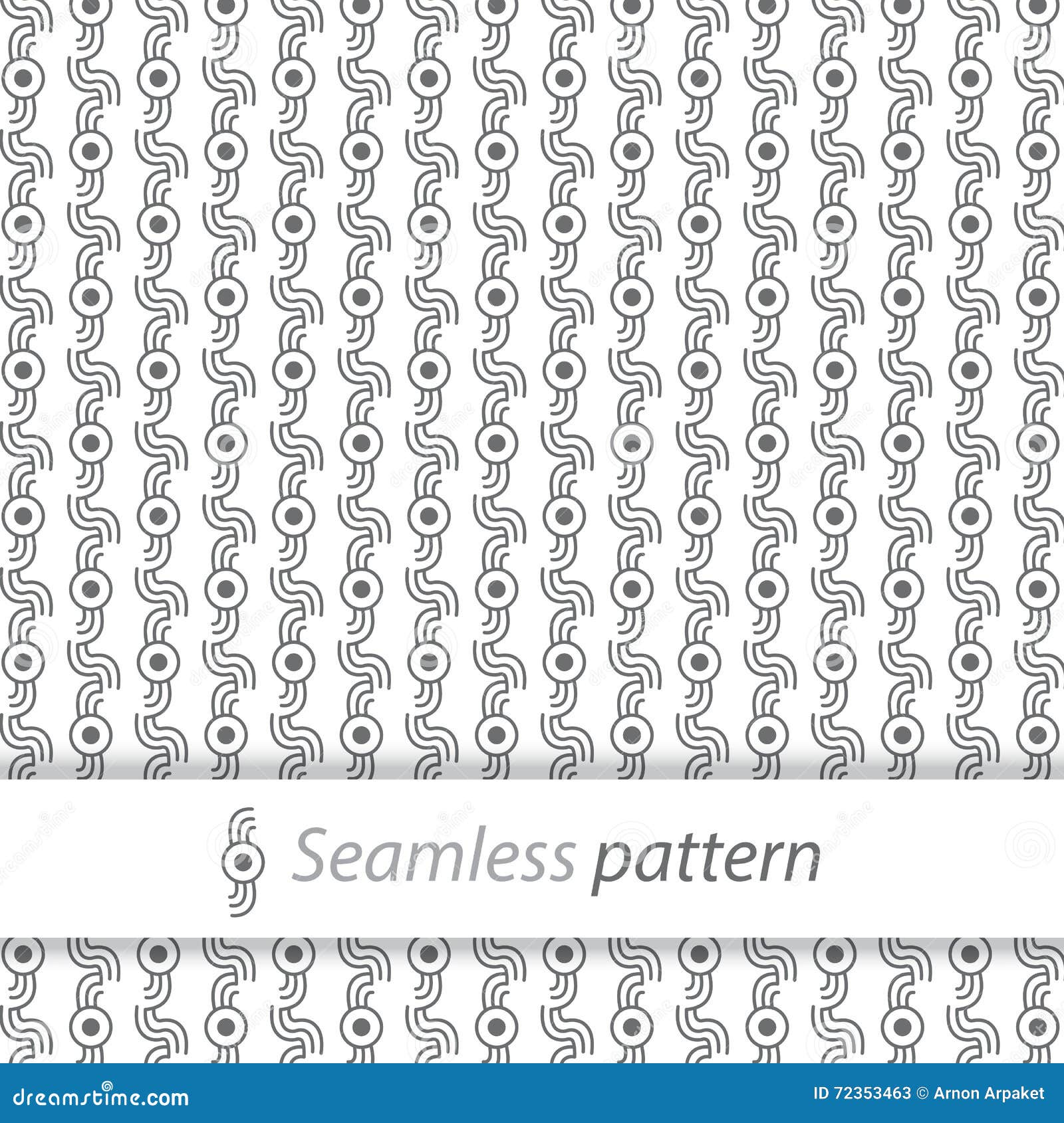 Seamless Pattern Abstract Line Design Stock Vector - Illustration of ...