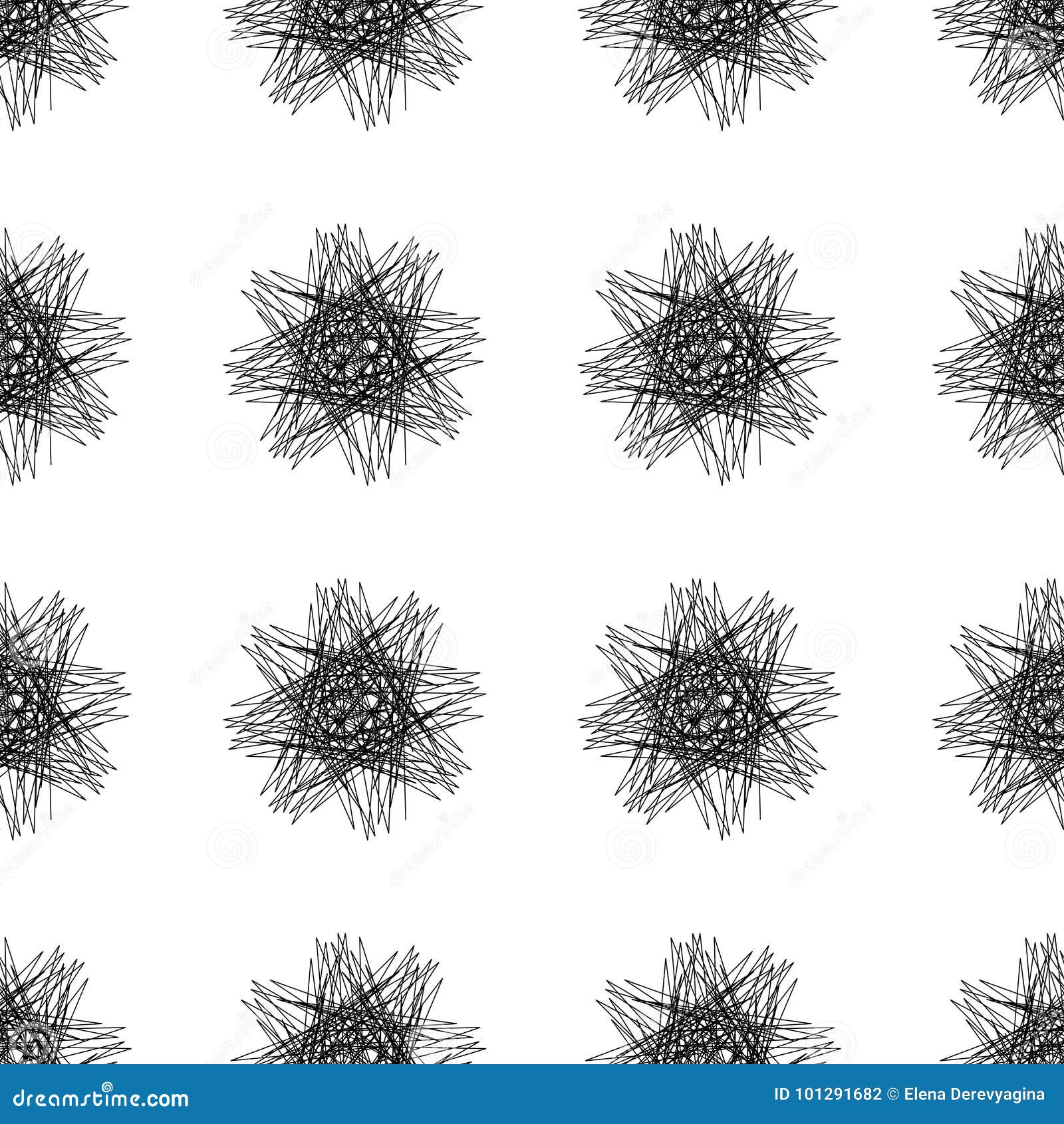 Seamless Pattern of Abstract Polygonal Broken Lines Stock Vector ...