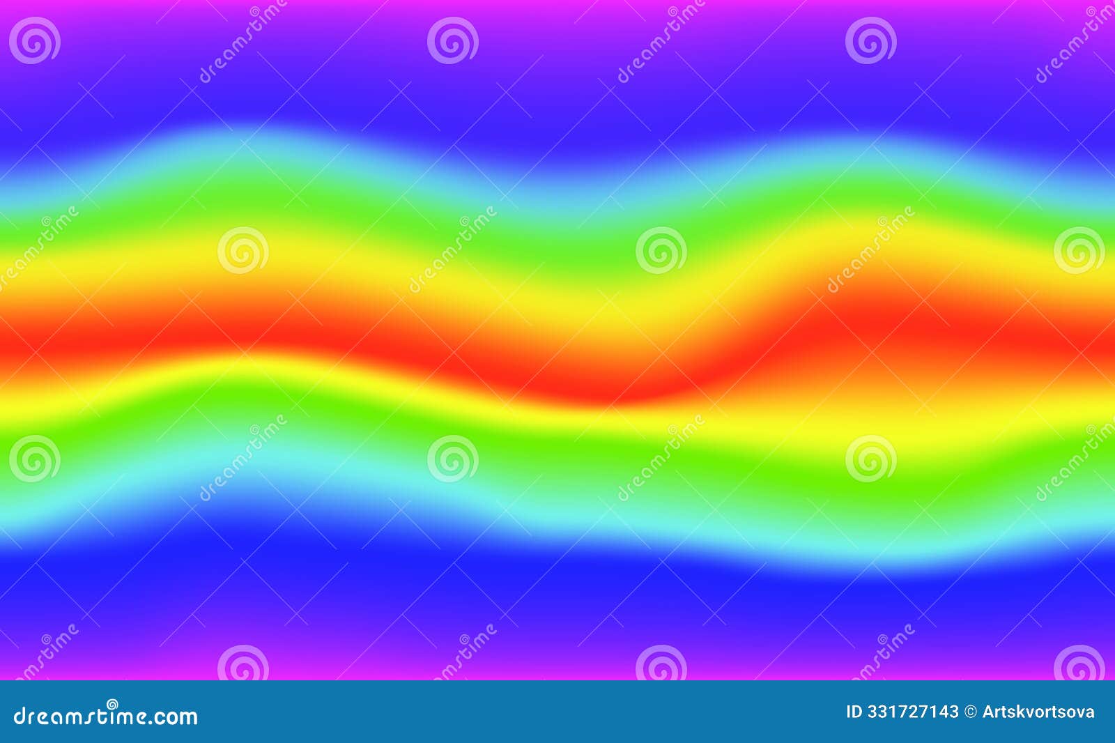 Seamless Pattern with Abstract Rainbow Vector Heatmap of Hot and Cold ...