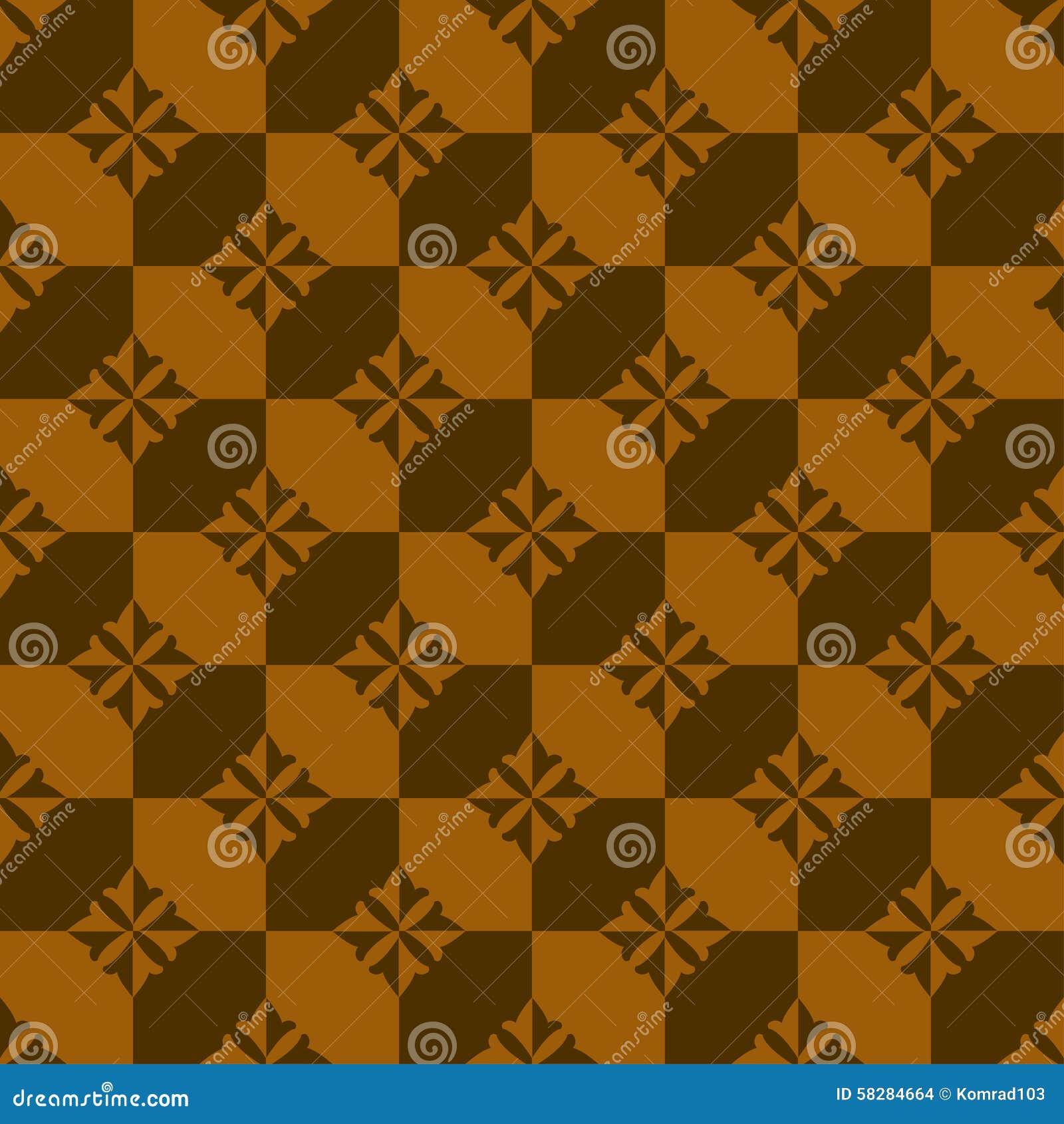 Seamless pattern stock vector. Illustration of square - 58284664