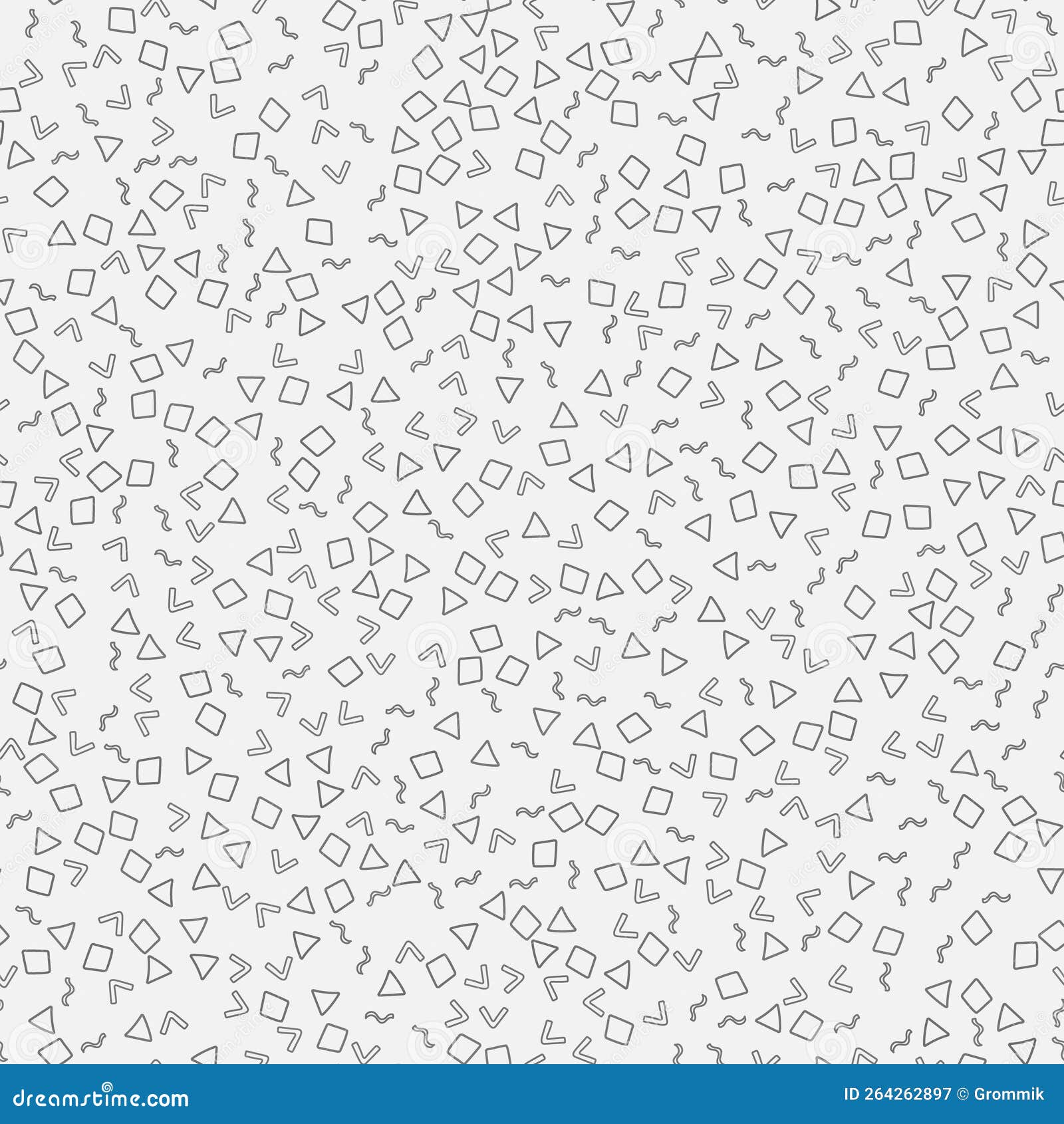 Seamless Pattern of Abstract Shapes. Template for Textiles, Textures ...