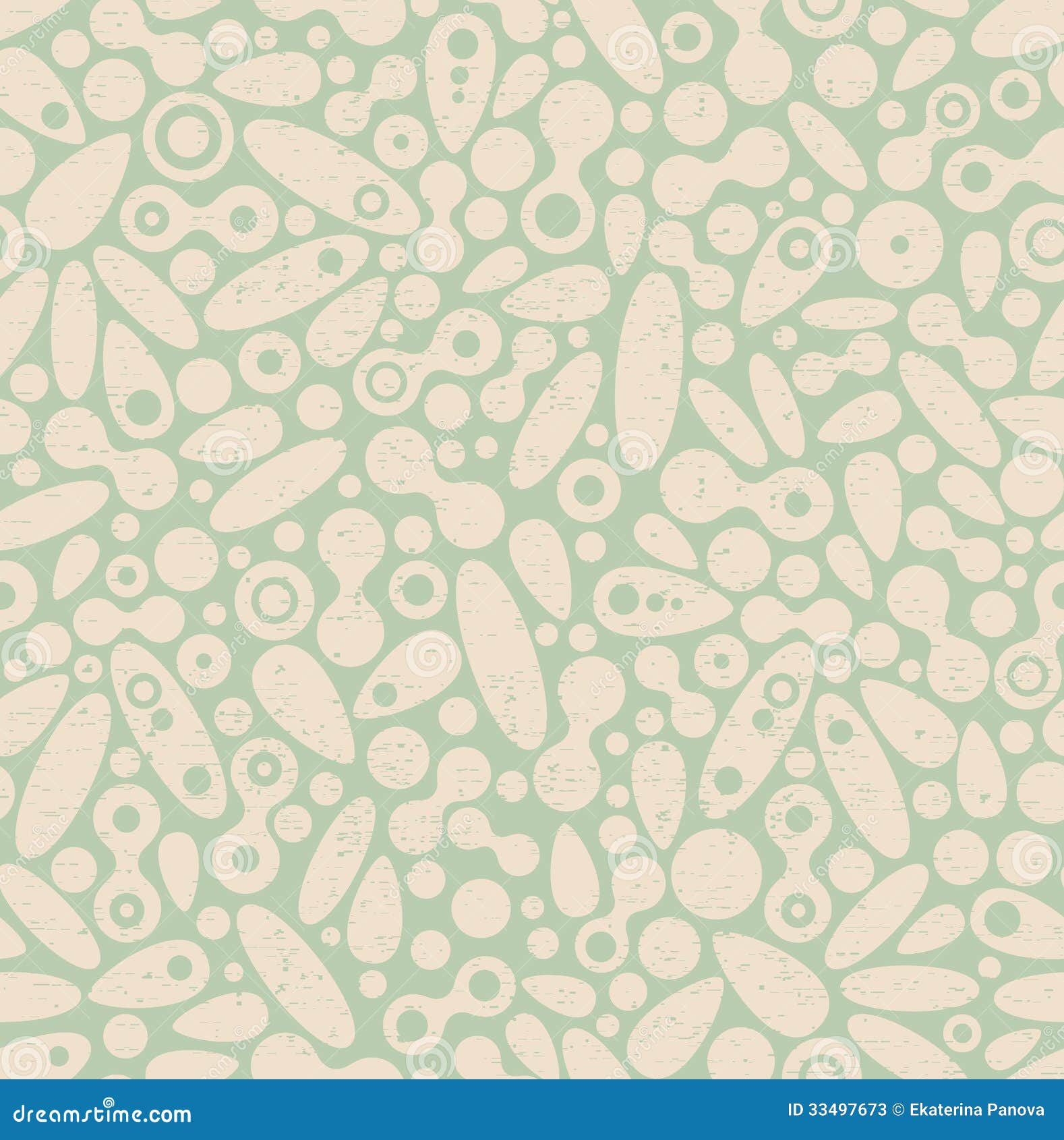 Seamless Pattern with Abstract Shapes. Stock Vector - Illustration of ...