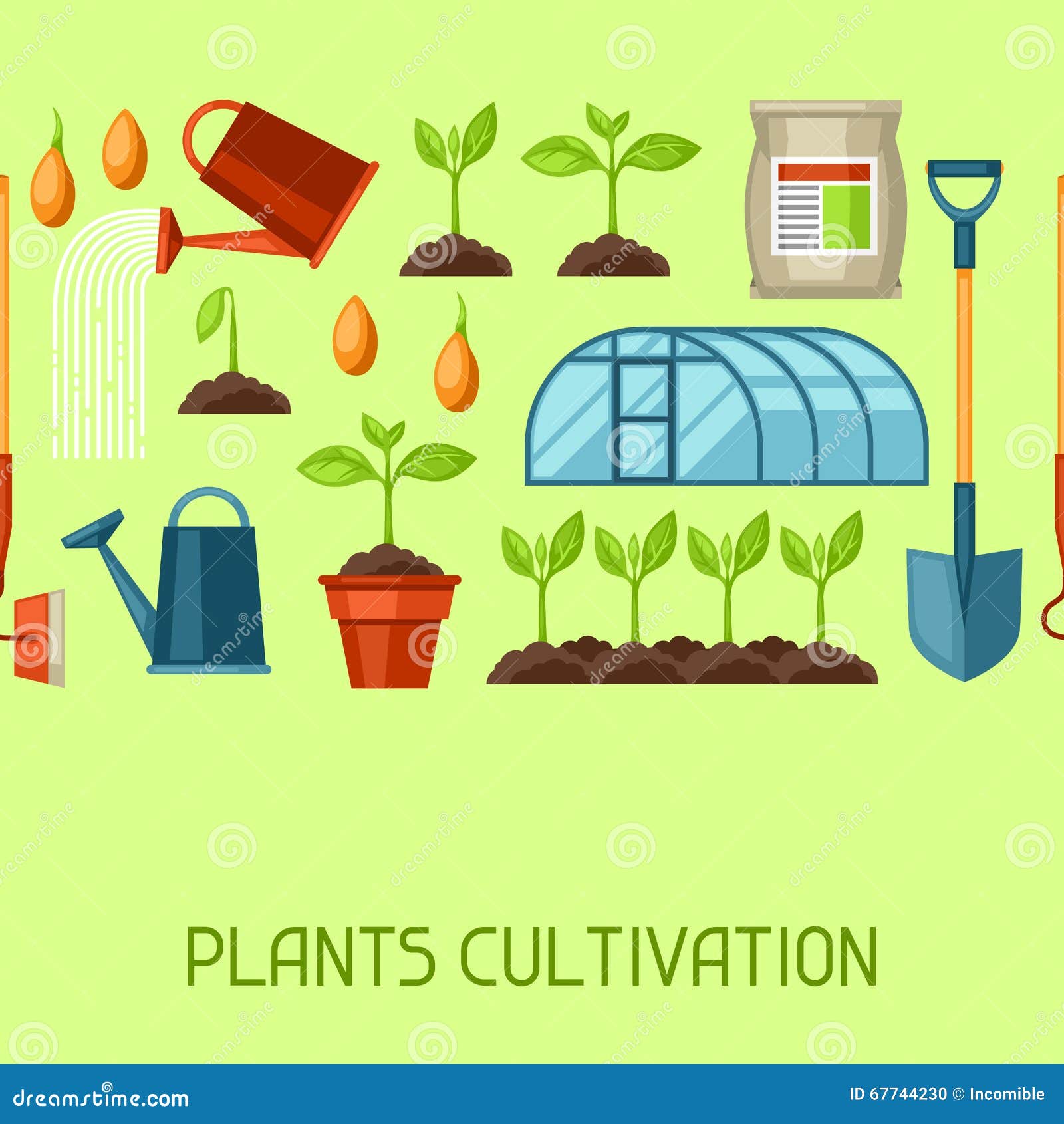 Seedling Process Seed Icon Silhouette Vector Illustration