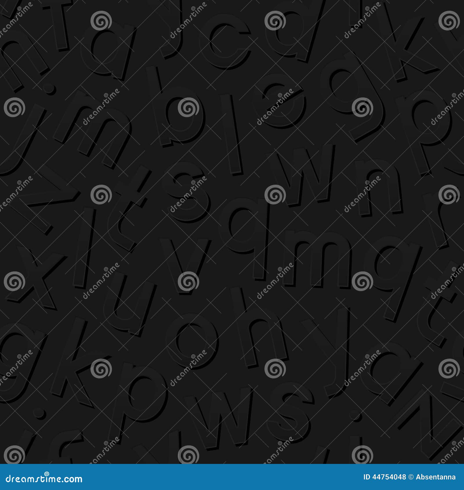 Seamless Pattern with Alphabet Stock Vector - Illustration of texture ...