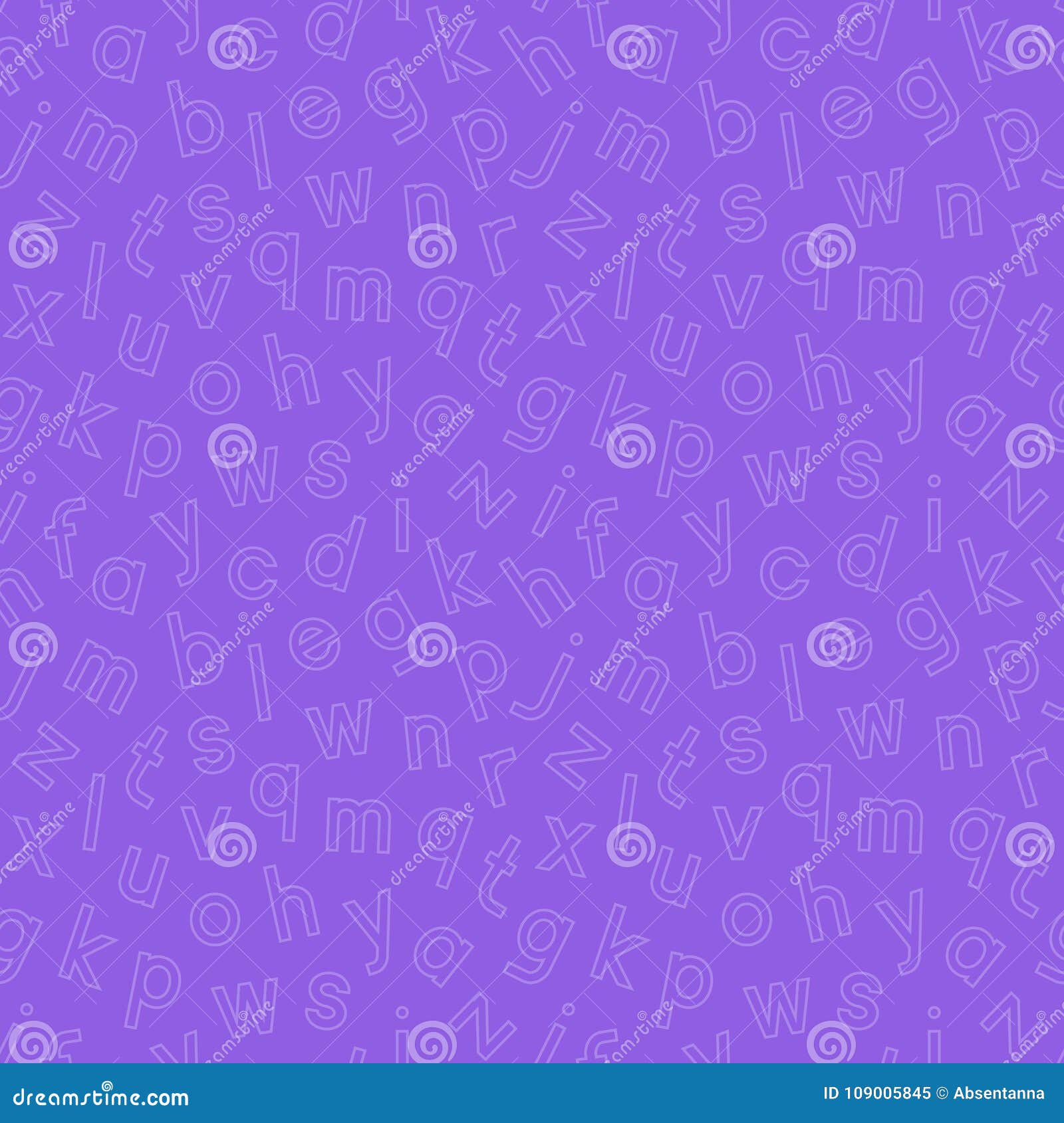 Seamless Pattern with Alphabet Stock Vector - Illustration of design ...