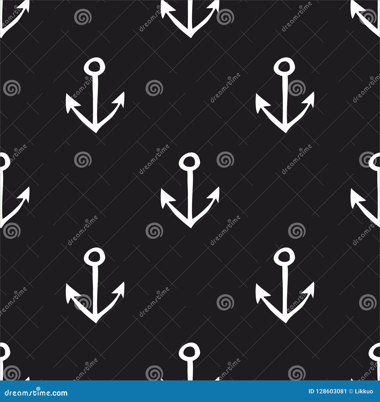 Seamless Pattern with Anchors. Seamless Stock Illustration ... Seamless Pattern with Anchors. Seamless Stock Illustration ...