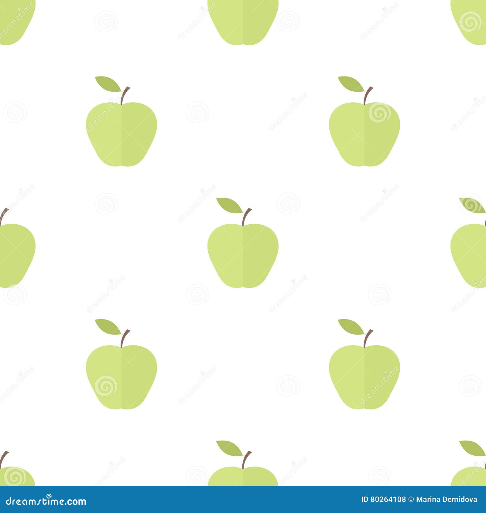 Seamless Pattern with Apples Stock Illustration - Illustration of ...