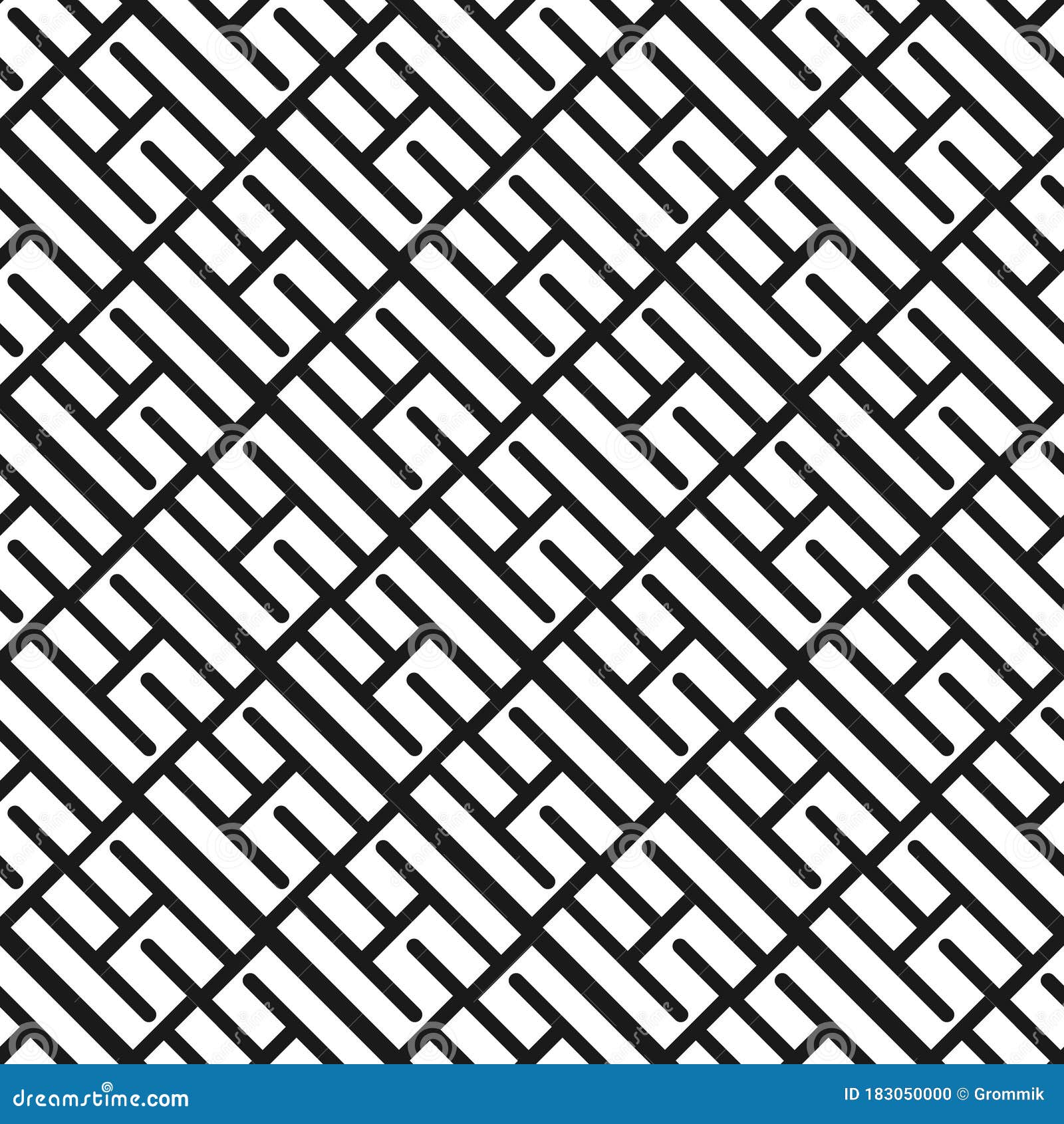 Seamless Pattern Of Arbitrary Lines For The Background Banner Screen