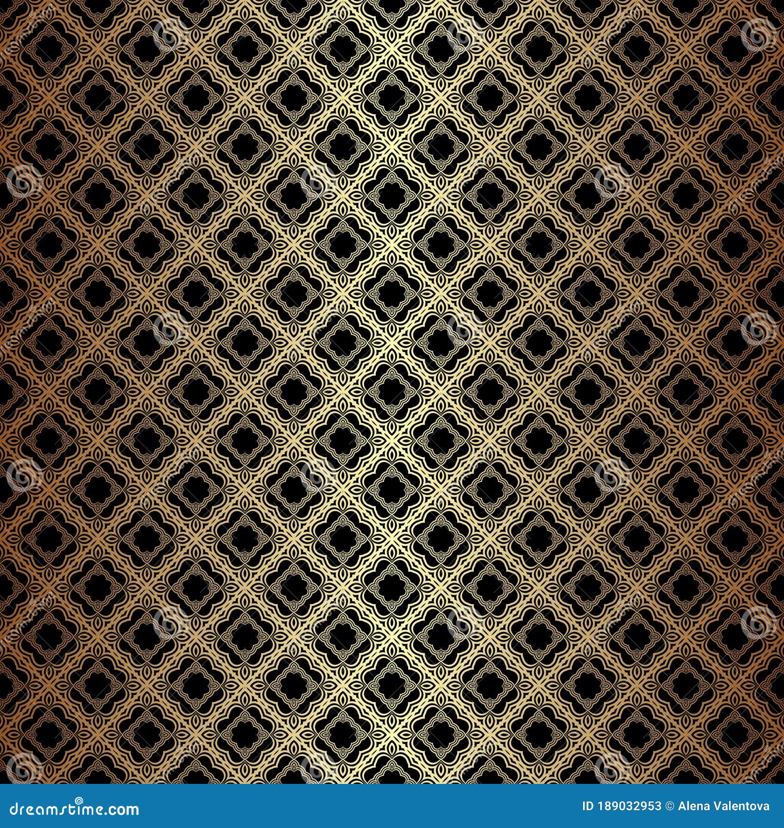 Black-gold Seamless Background for Graphic Design. Stock Illustration ...