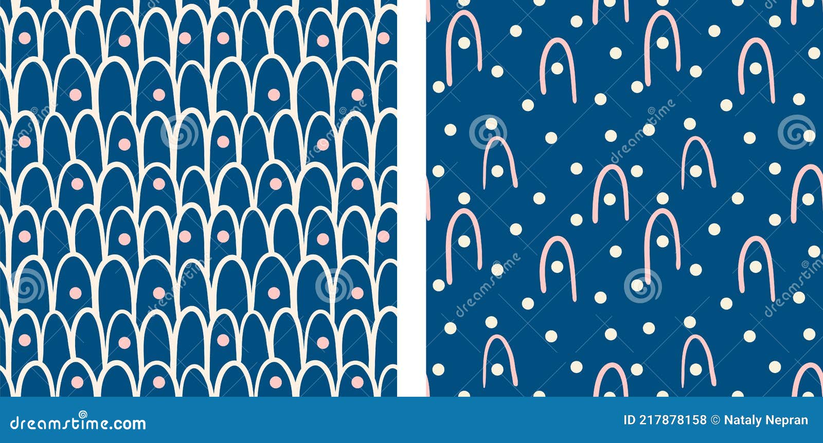 Asian Scale Seamless Pattern Trend Vector Dot Work Posh Abstract ...