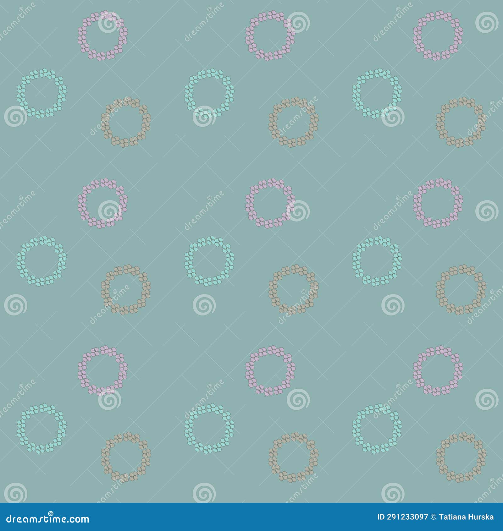 Seamless Pattern Azure Abstraction Stock Vector - Illustration of ...