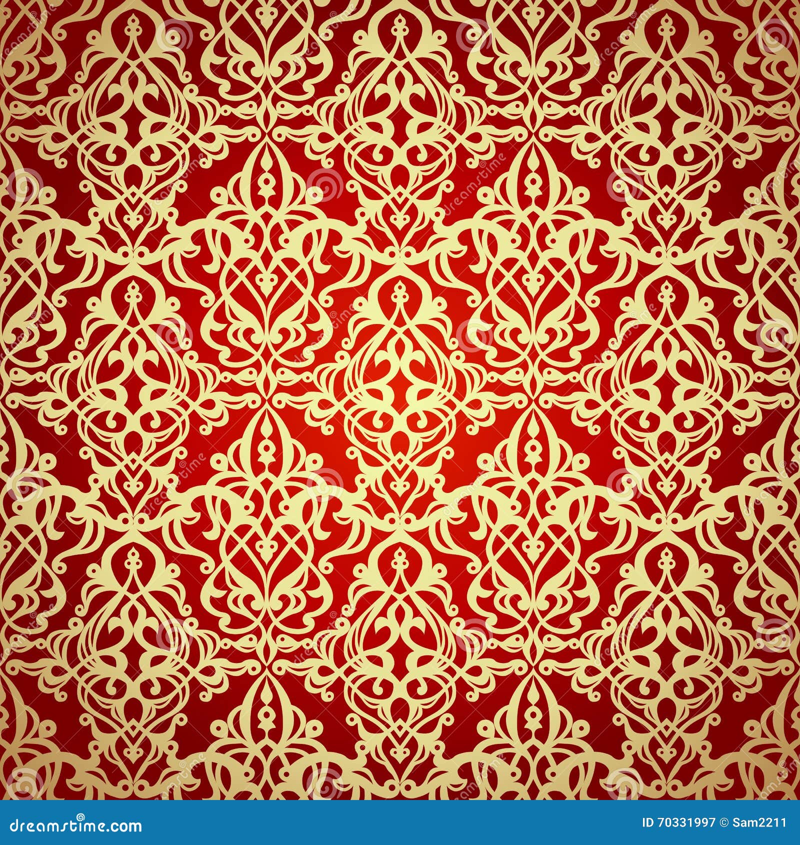 Seamless Pattern Background in Arabian Style. Stock Vector ...