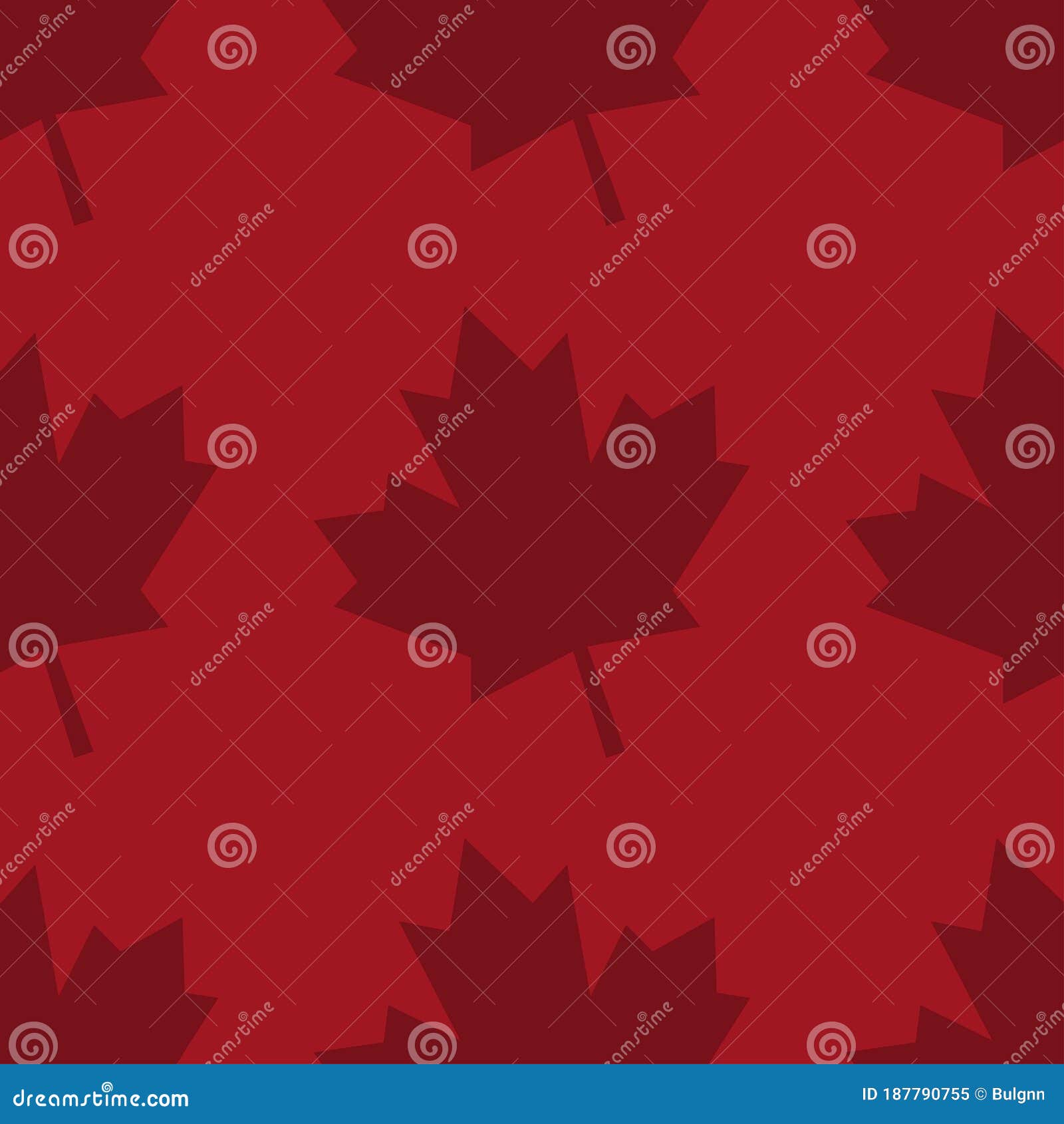 Seamless Pattern Background with Canadian Maple Leaf. Template for ...