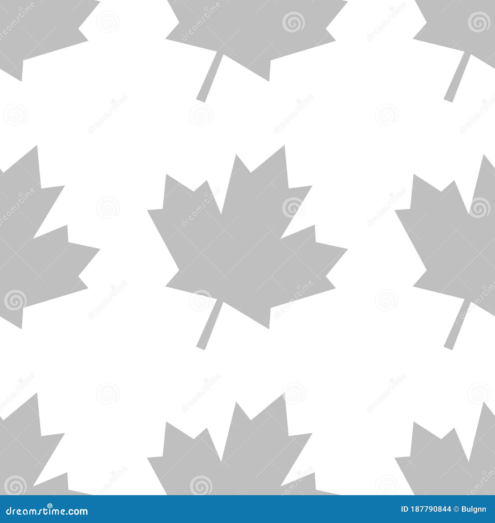 Seamless Pattern Background with Canadian Maple Leaf. Template for ...