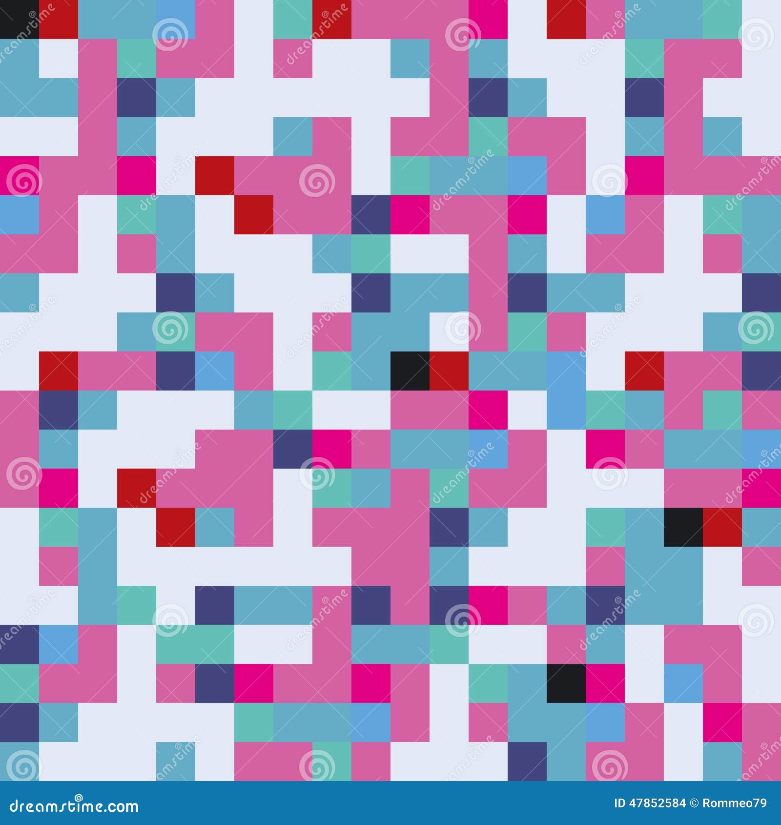 Seamless Pattern Background, Design, Modern, Pink, Square Stock Vector ...