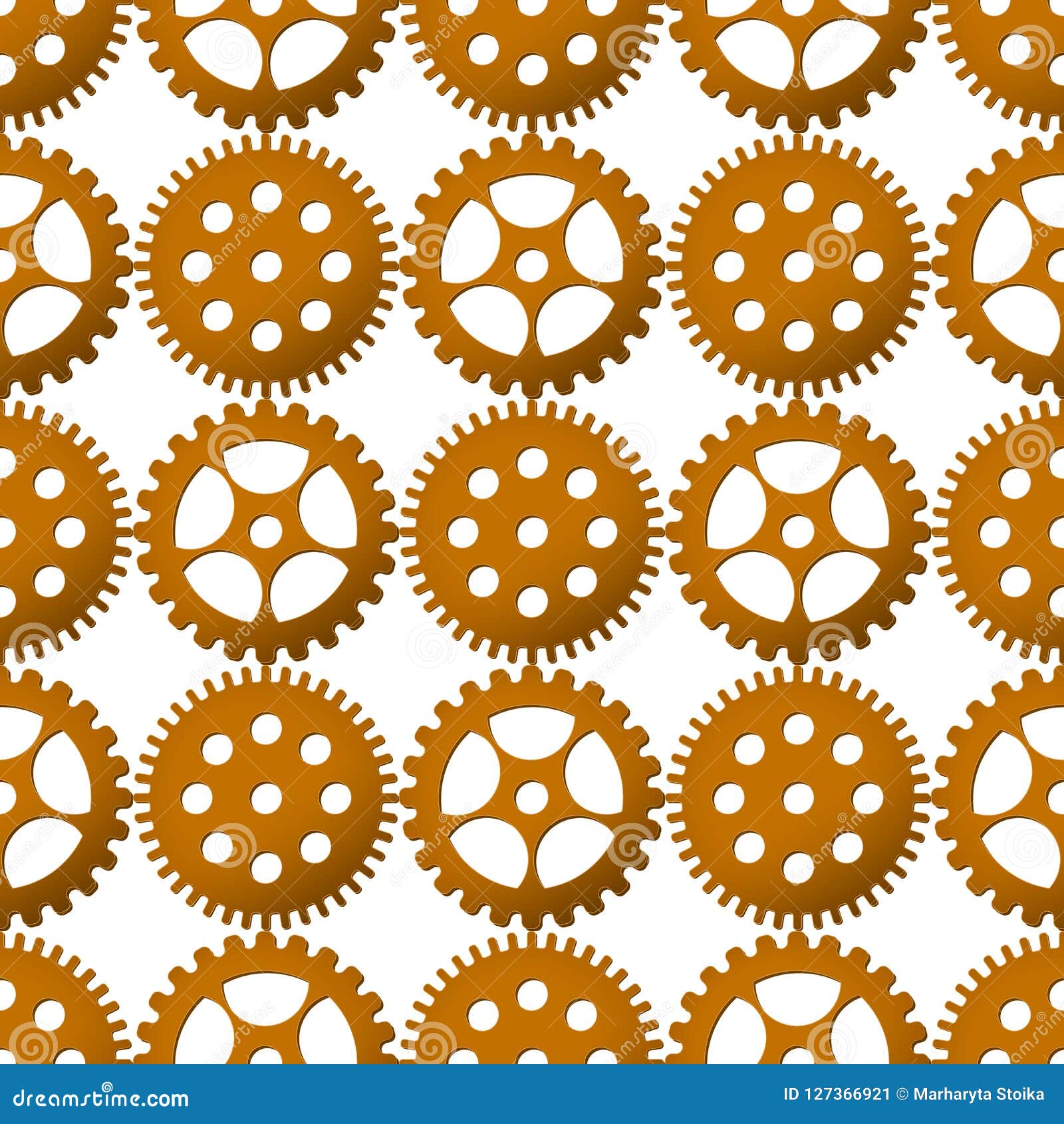Seamless Pattern Background with Gears. Stock Vector - Illustration of ...