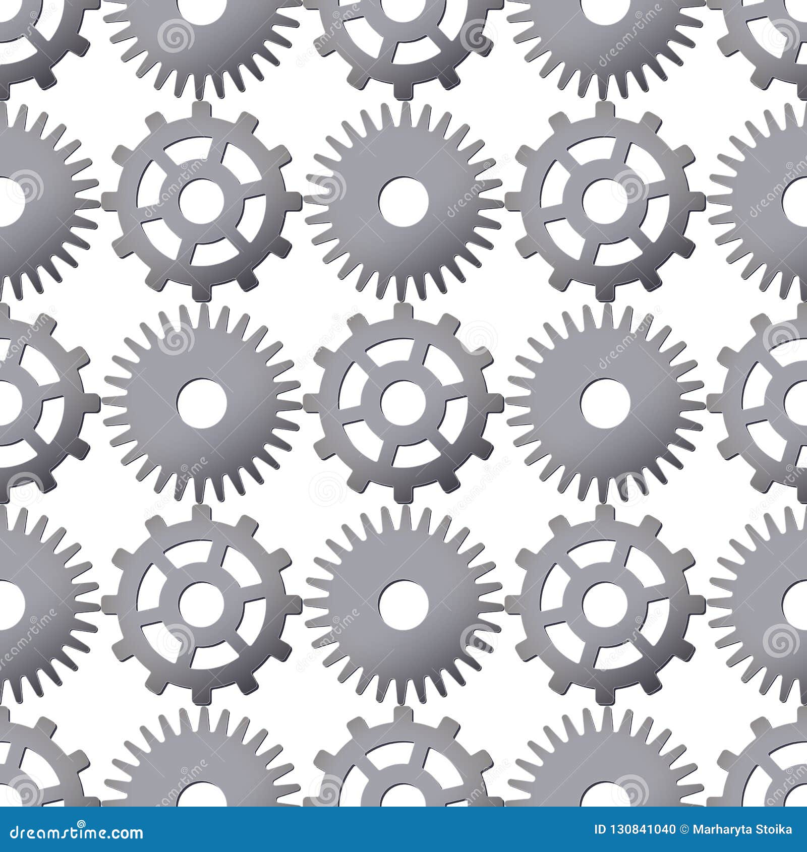 Seamless Pattern Background with Gears. Stock Vector - Illustration of ...