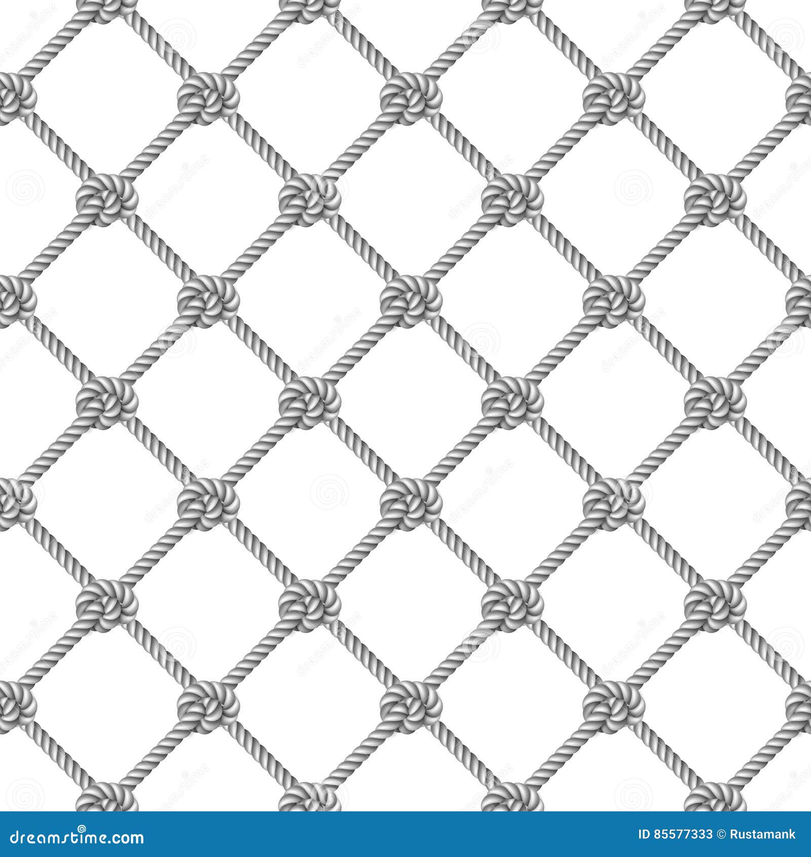 Set Of Gray Rope Woven Vector Border, Verticall Vector Frame ...