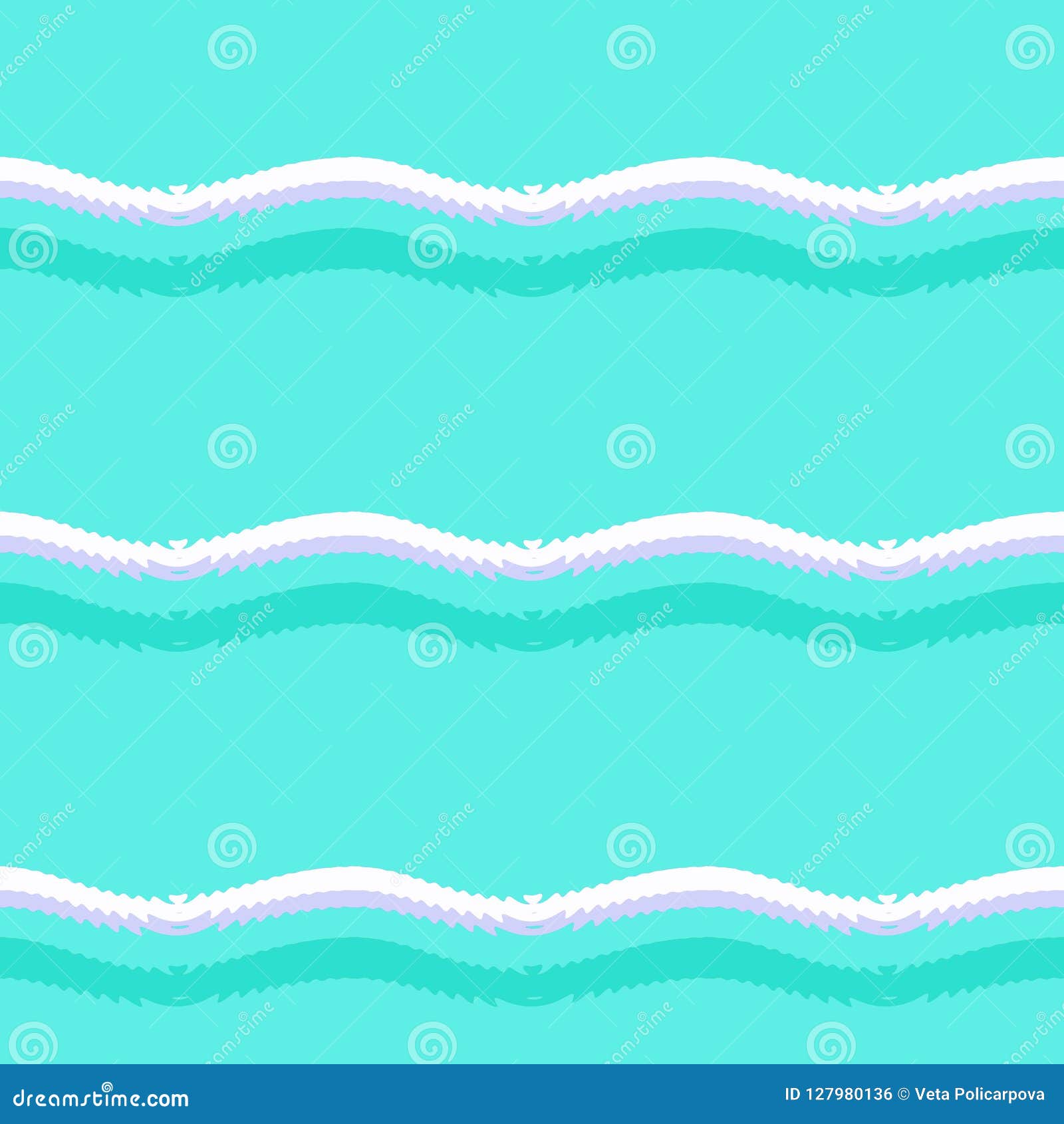 Seamless Pattern Background with Multi-colored Wavy Lines. Stock ...