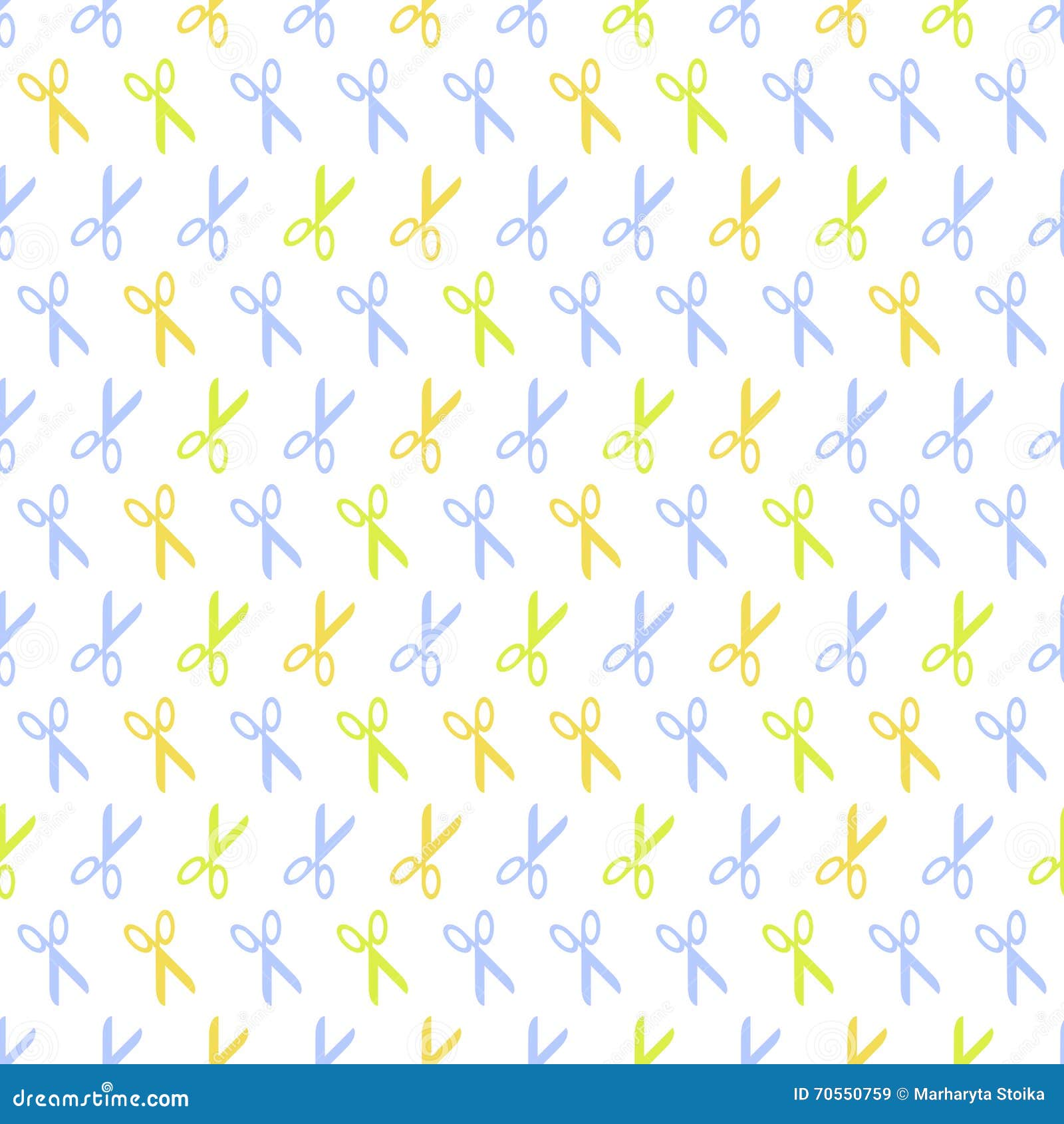 Seamless Pattern Background Scissors. Vector. Stock Vector ...